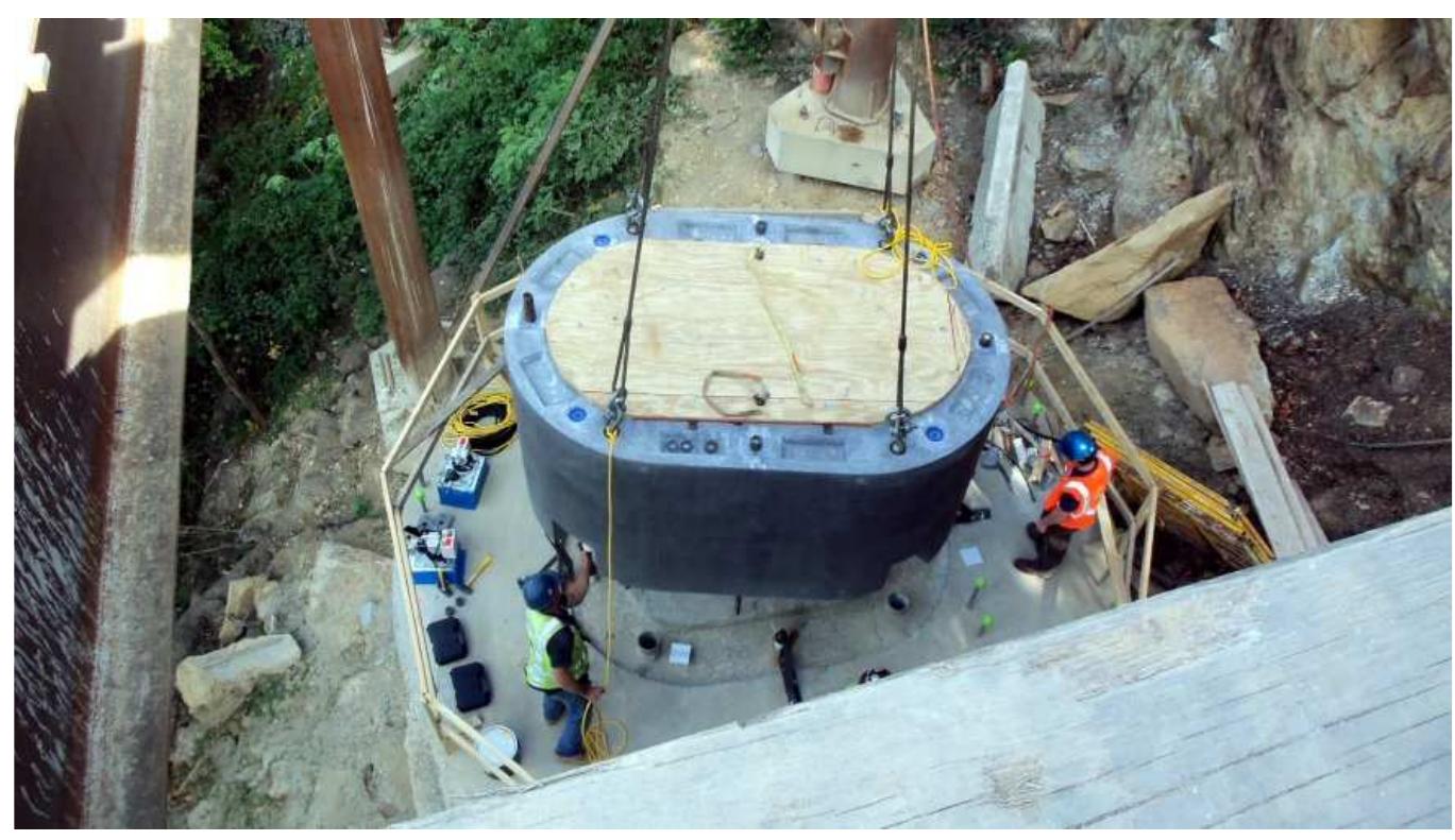 Figure 32 - Post-Tensioning Tendon Installation and Grouting