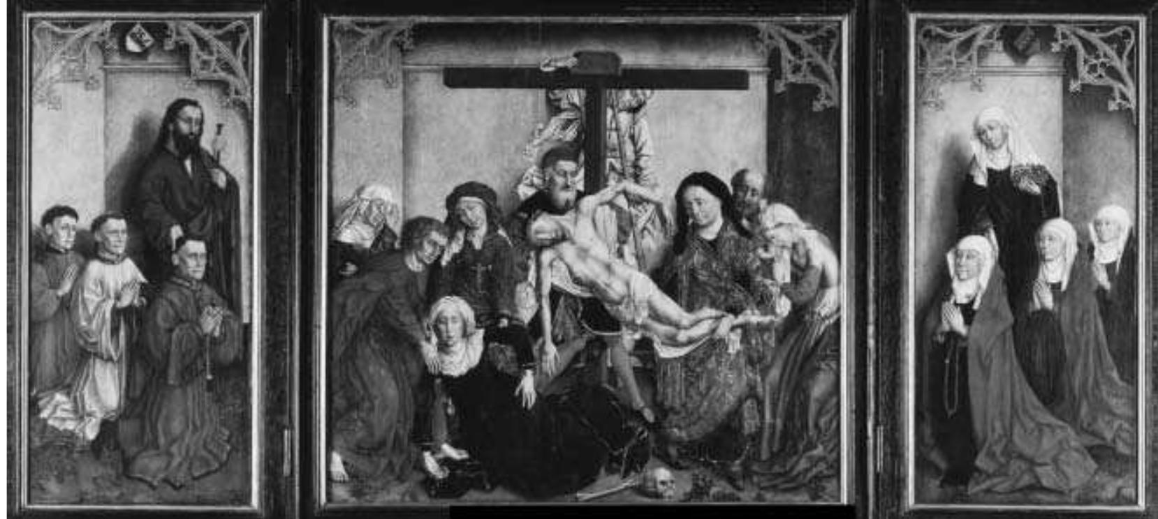 2.4 anonymous, edelheer triptych, 1443 or earlier. oil on