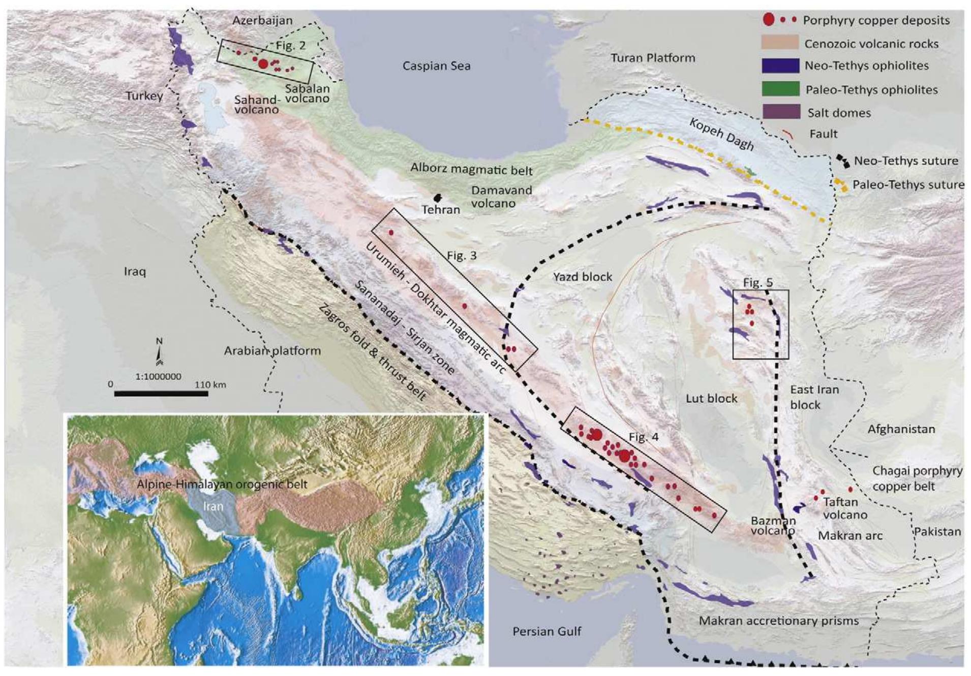 Figure 1 - from Temporal-spatial distribution and tectonic