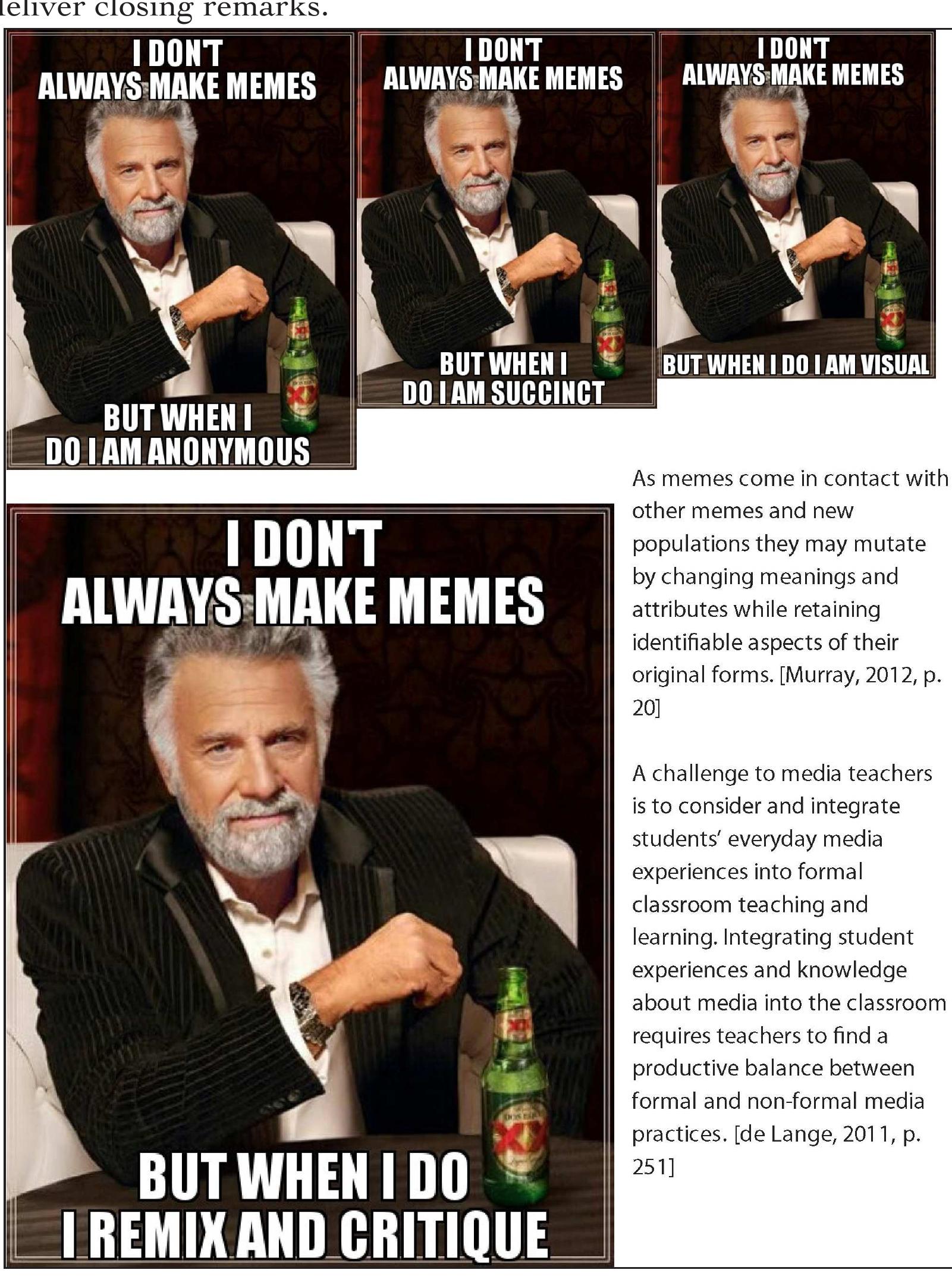 Figure 61 - On the Language of Internet Memes [Dissertation]
