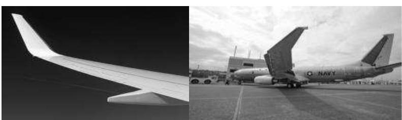 Blended winglets fig.4. raked wingtips “main types of