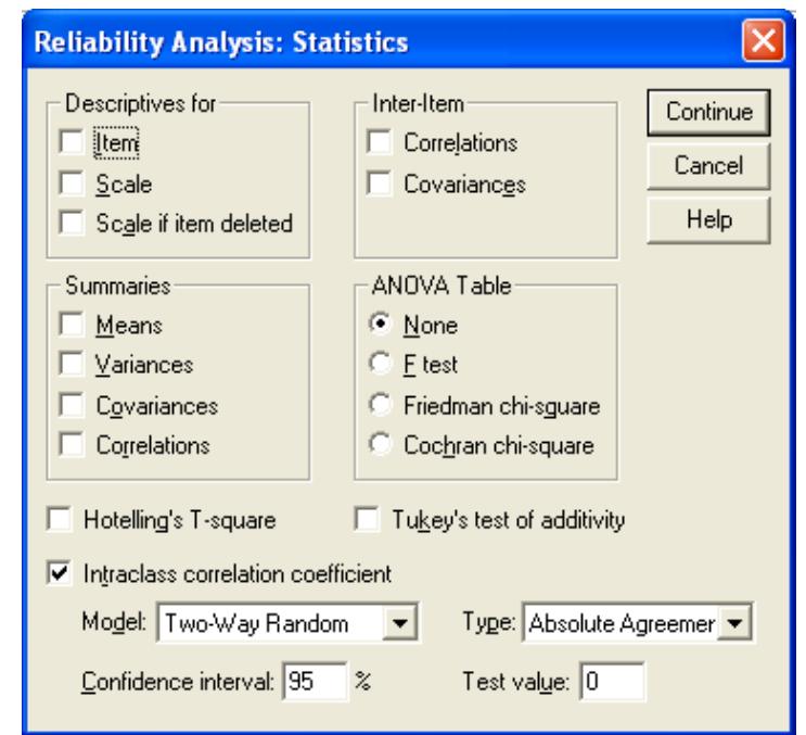 Spss can calculate it for you. choose; analyze, scale,