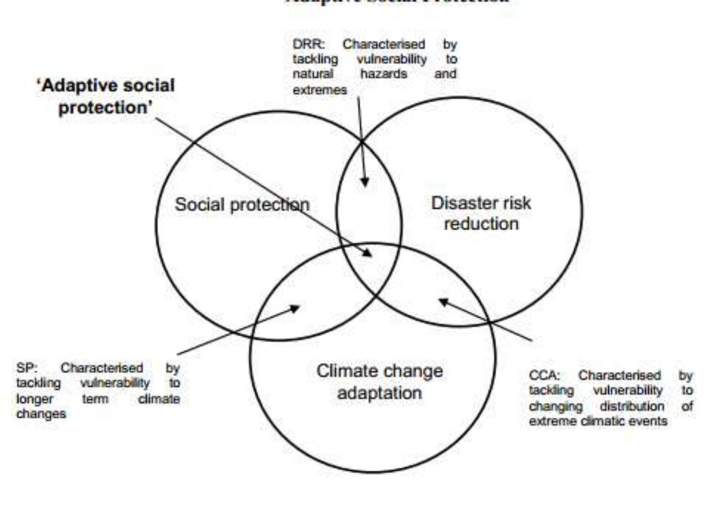 ‘climate c hange adaptation, disaster risk reduction and