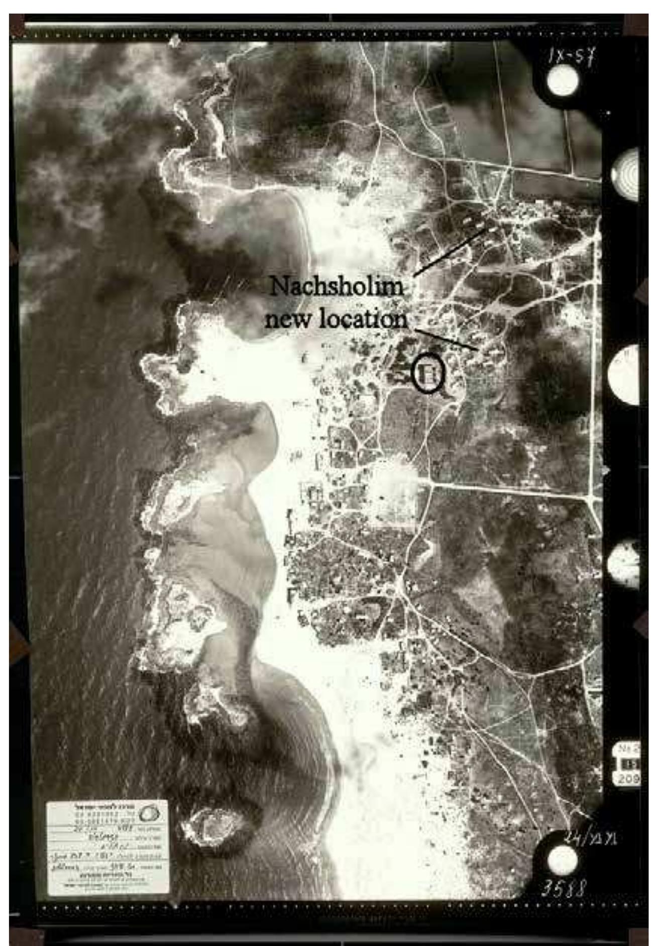 Aerial view of tantura, 1957. all rights reserved by the