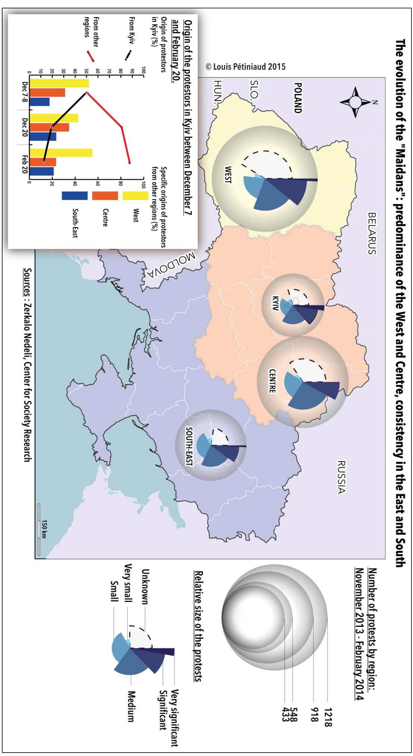 The map illustrates the main factor of cohesion in