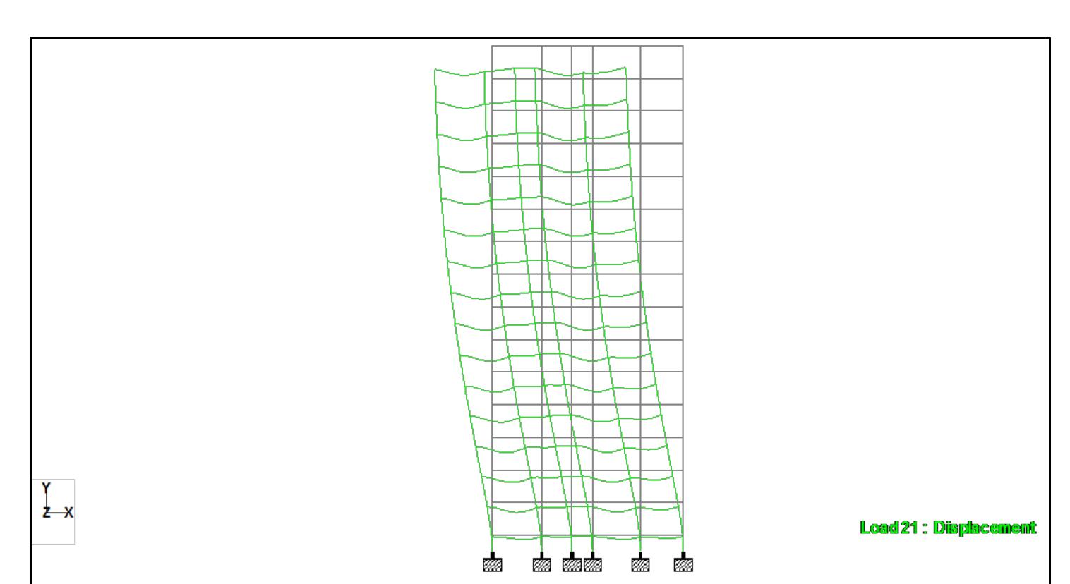Deflection of regular shape building fig. 9 deflection of