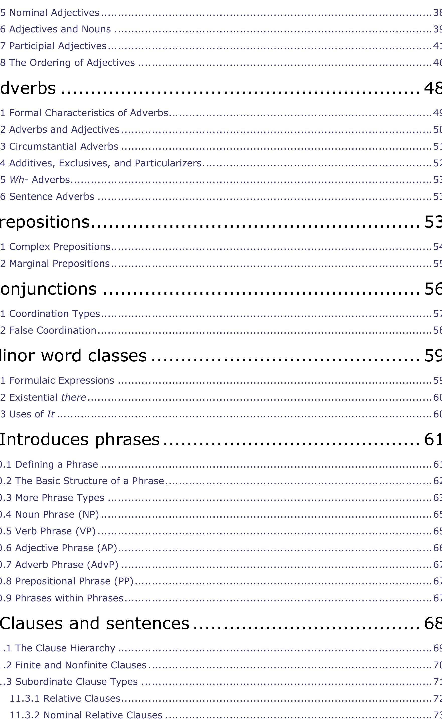 (PDF) 1.1 Criteria for Word Classes