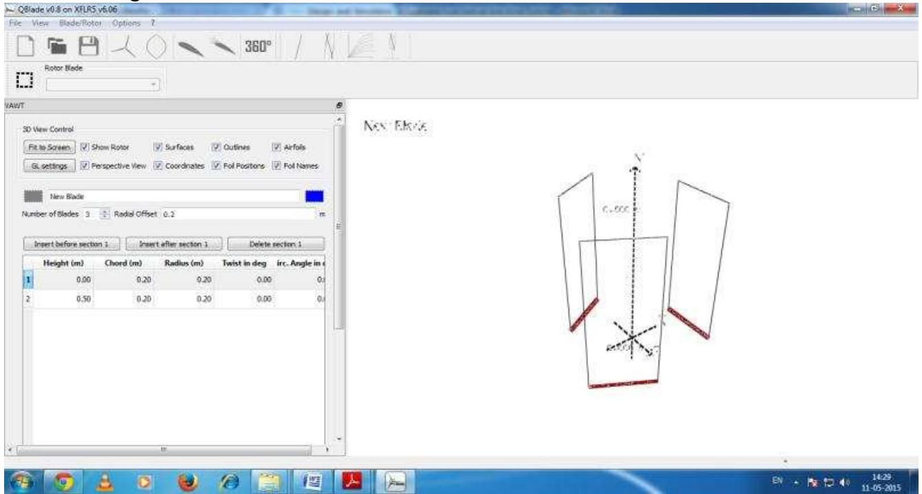 Vawt rotor blade design