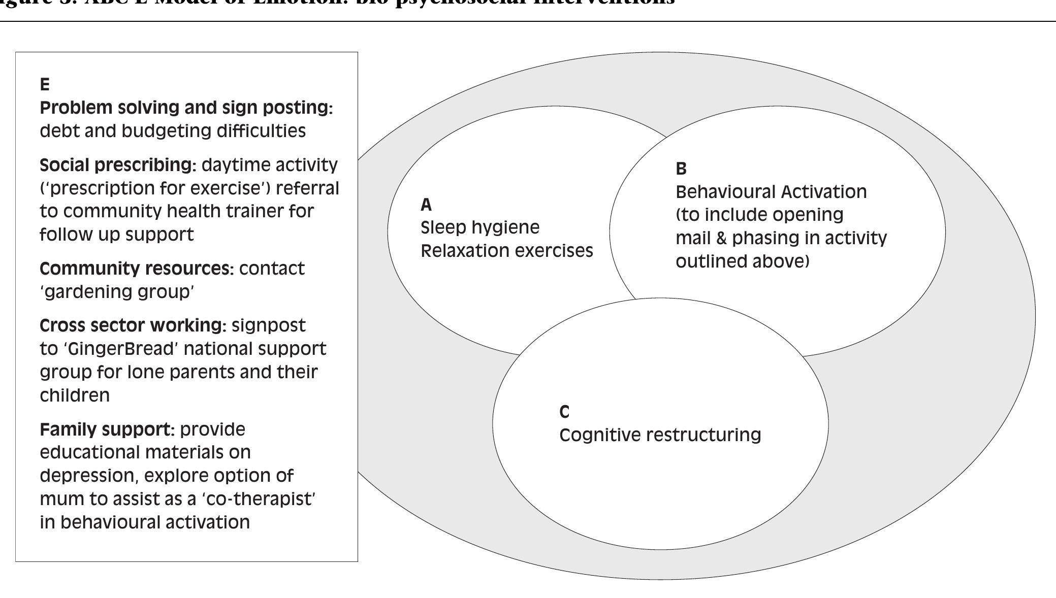 Figure 2 - The ABC‐E Model of Emotion: a bio‐psychosocial