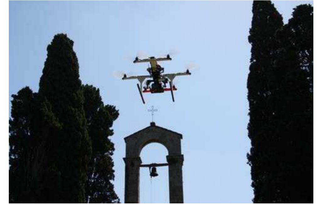 Scarab uav system survey of the main facade included two