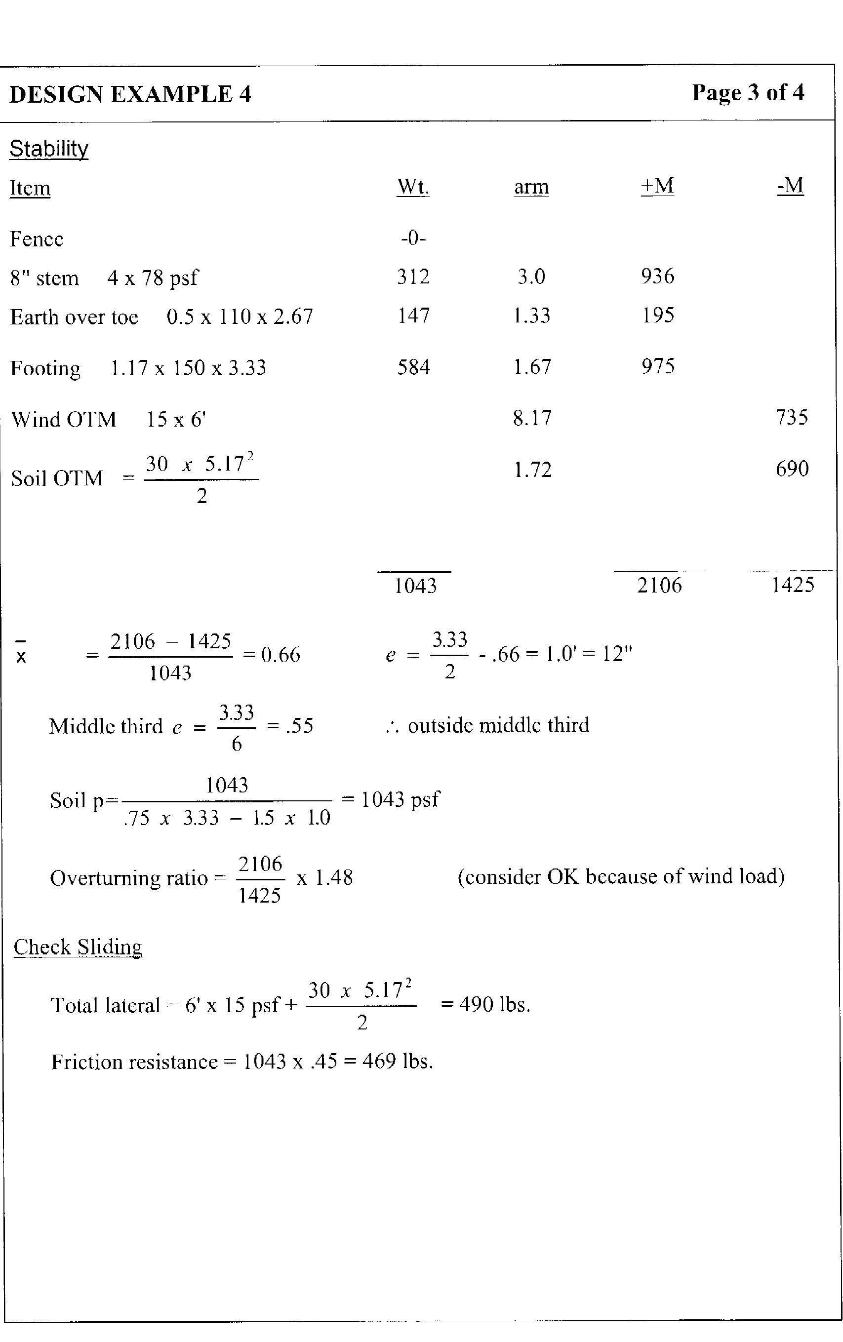Table 20 - Basics of Retaining Wall Design - by H Brooks