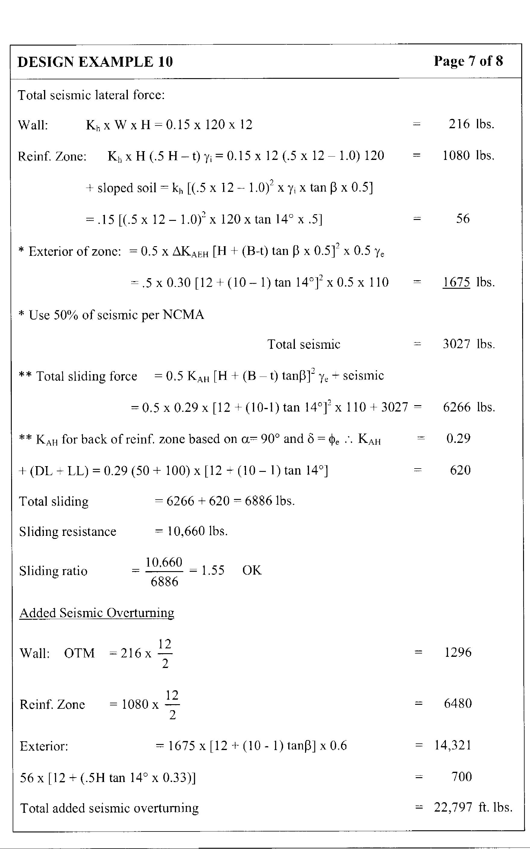 Table 27 - Basics of Retaining Wall Design - by H Brooks