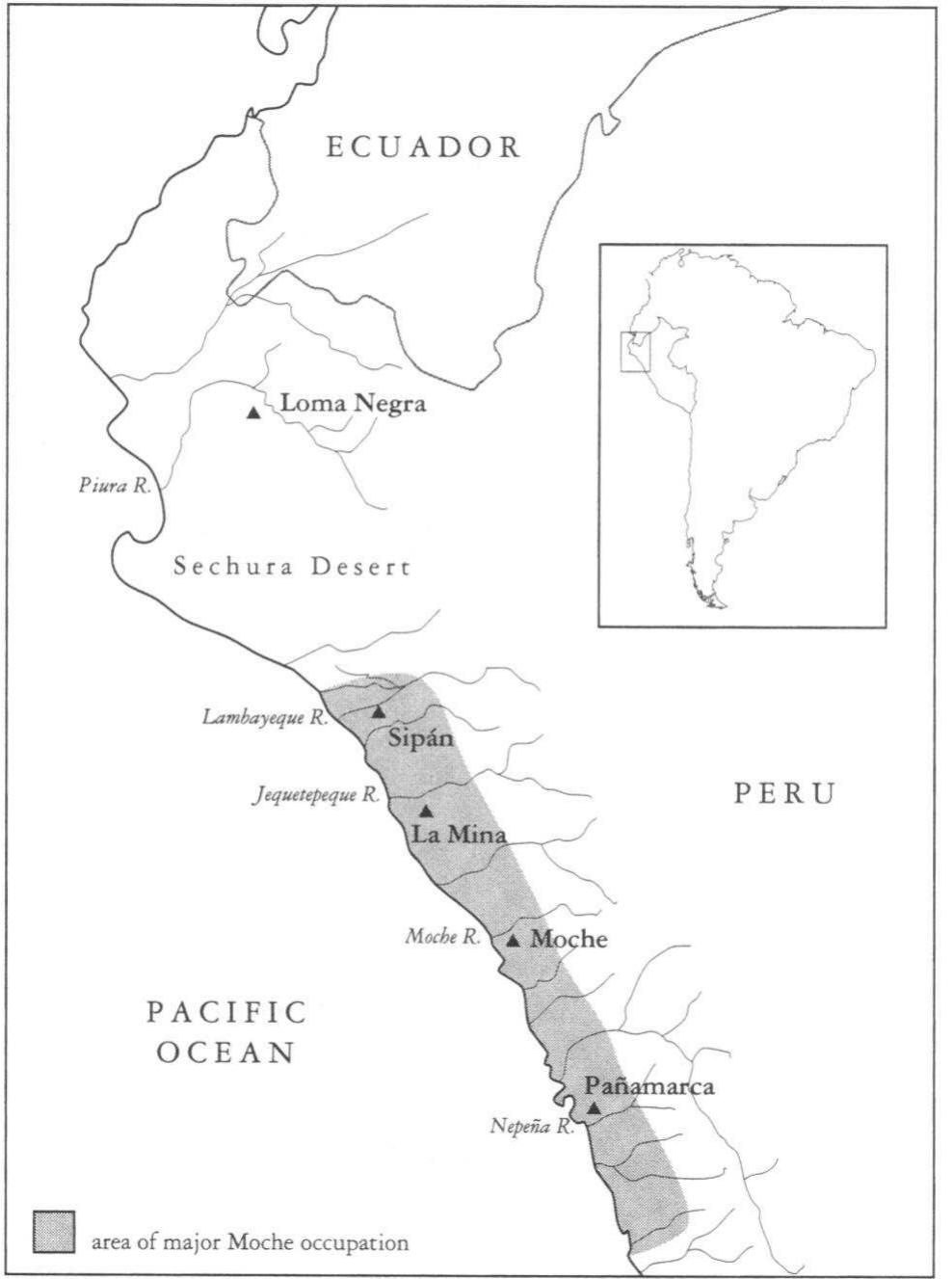 Map of northern peru (courtesy of adam hart) ception was
