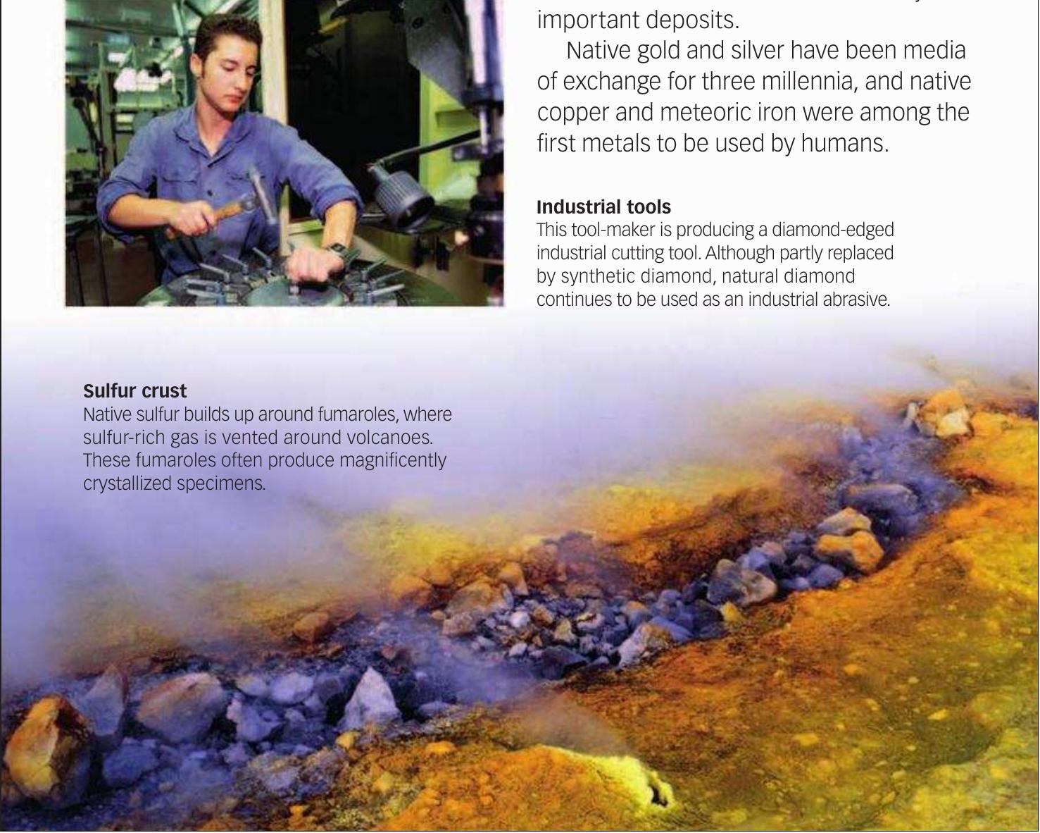In the ‘orthorhombic crystal structure of sulfur, strongly