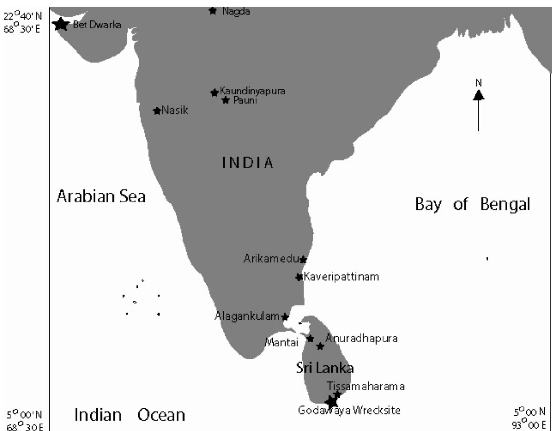 Figure 1 - An Early Historic Assemblage Offshore of