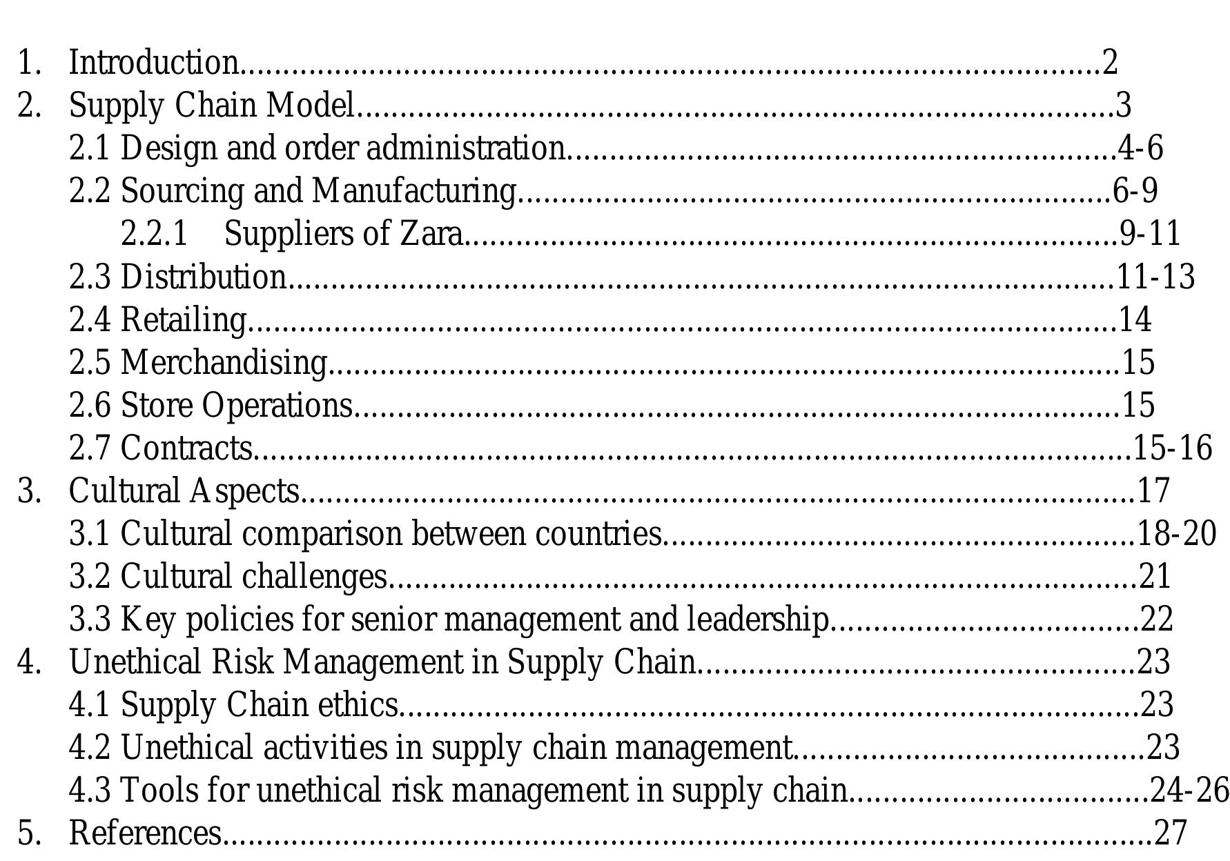 (PDF) Supply chain management of ZARA