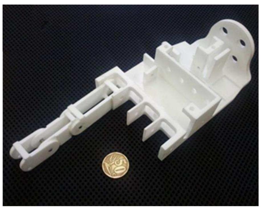 Example of complete finger joined to the palm.