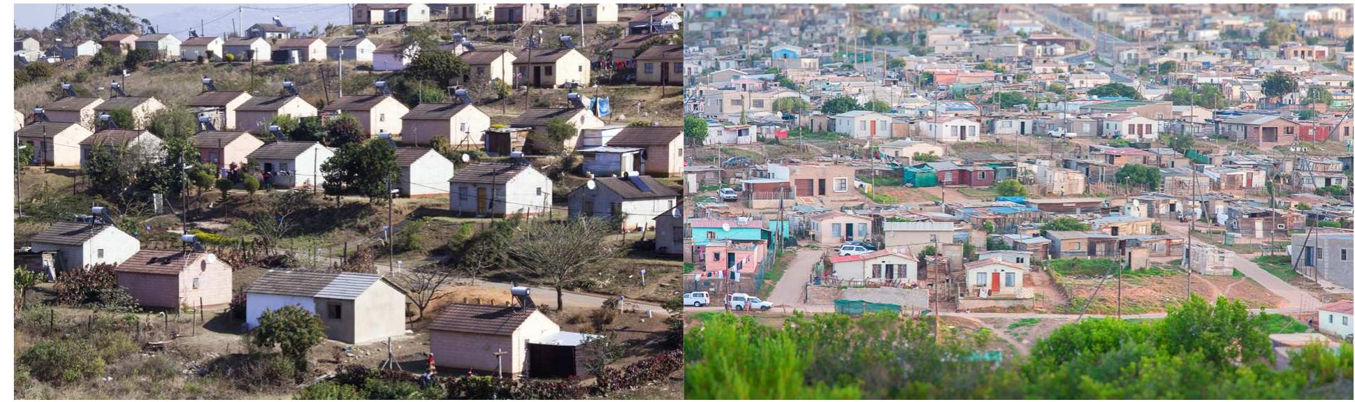 Matchbox houses during the apartheid era and densification