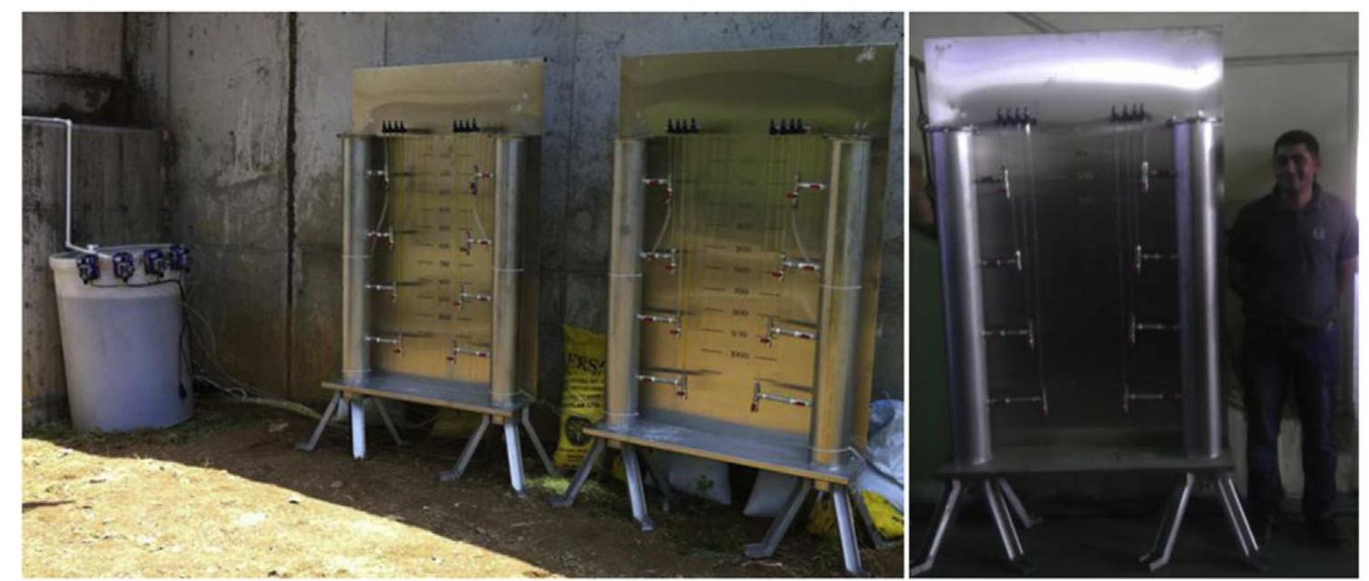 sulfur and limestone packed pilot scale bioreactors. three