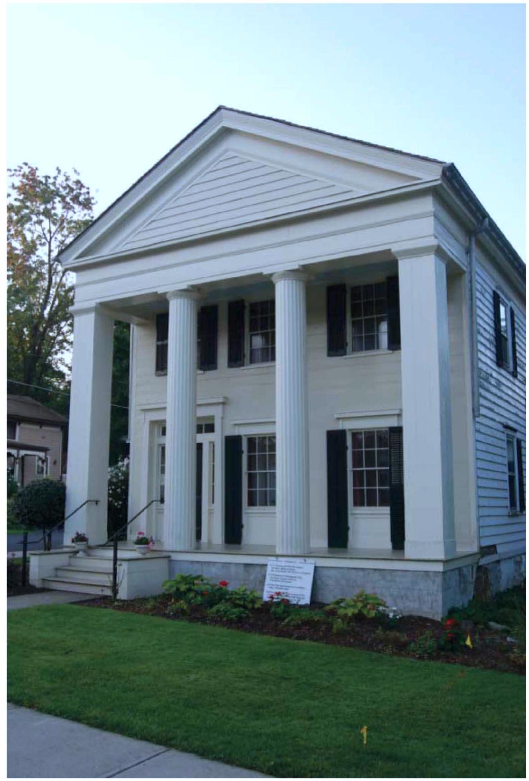 Fagade of the matilda joslyn gage house. photograph by the
