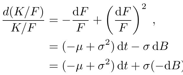 The key assumption in deriving margrabe’s formula is that