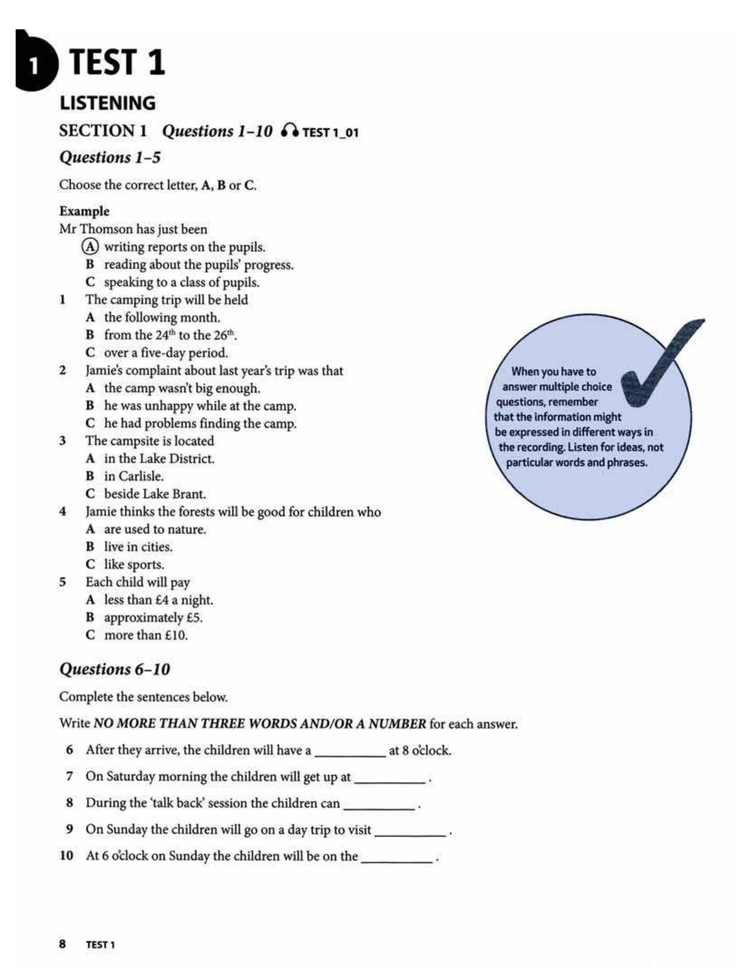 Figure 7 - IELTS for academic purposes with 6 practice tests