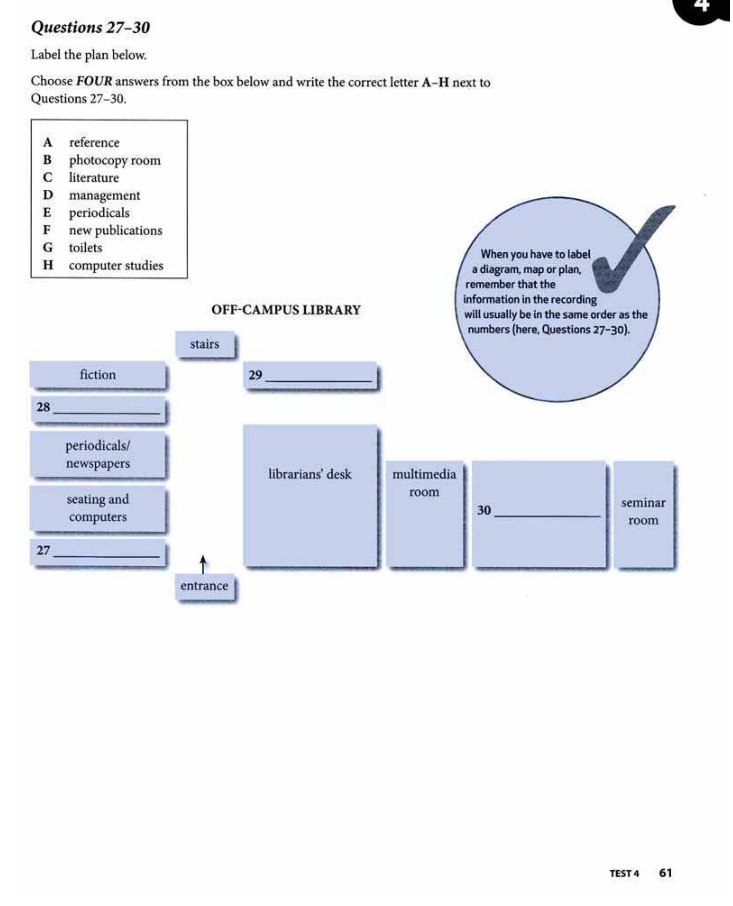 Figure 33 - IELTS for academic purposes with 6 practice