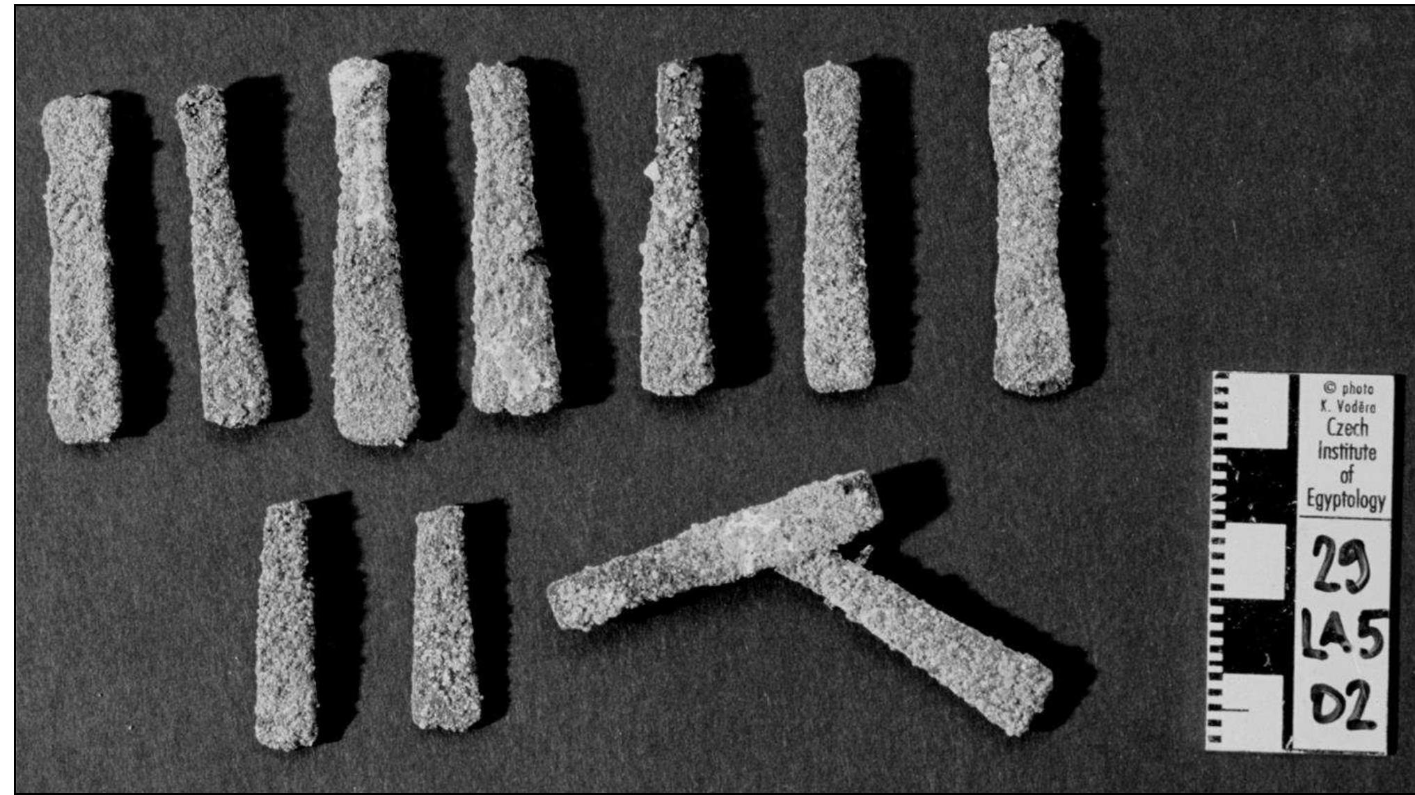 Adze blades of variant d1 from tomb as 29, shaft 2 in abusir