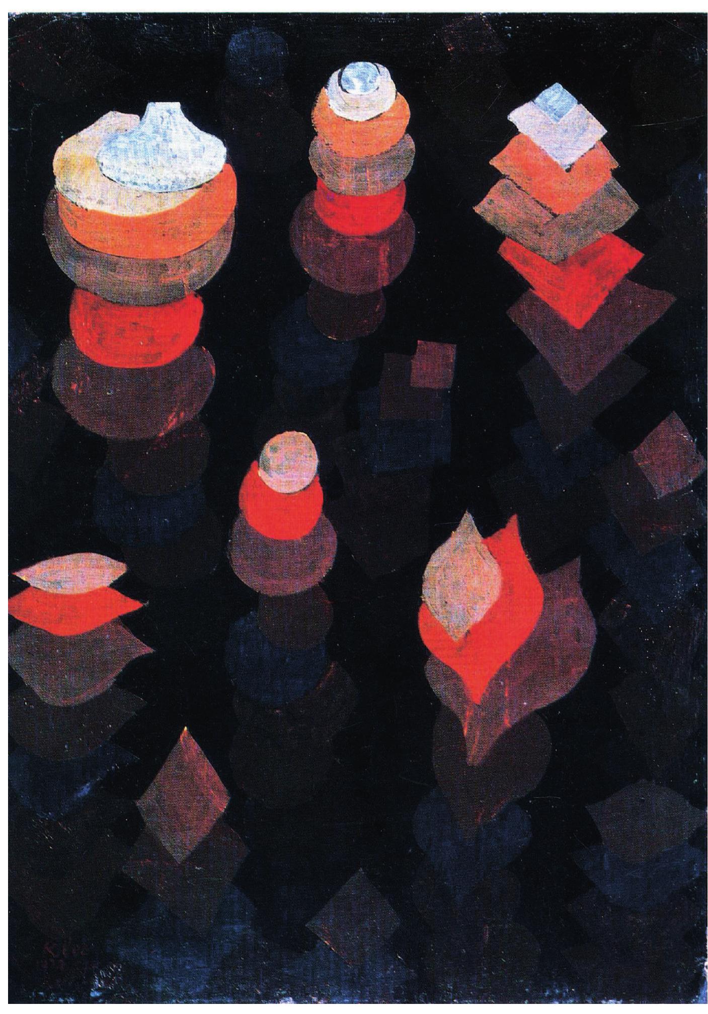 Paul klee, growth of the night plants, 1922.