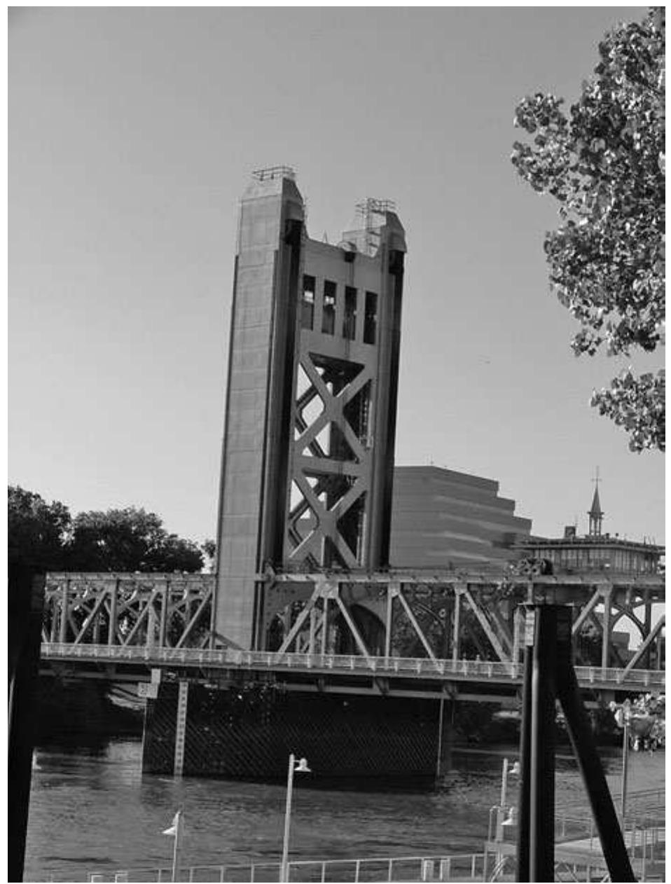 -13 movable bridge with towers that have become city