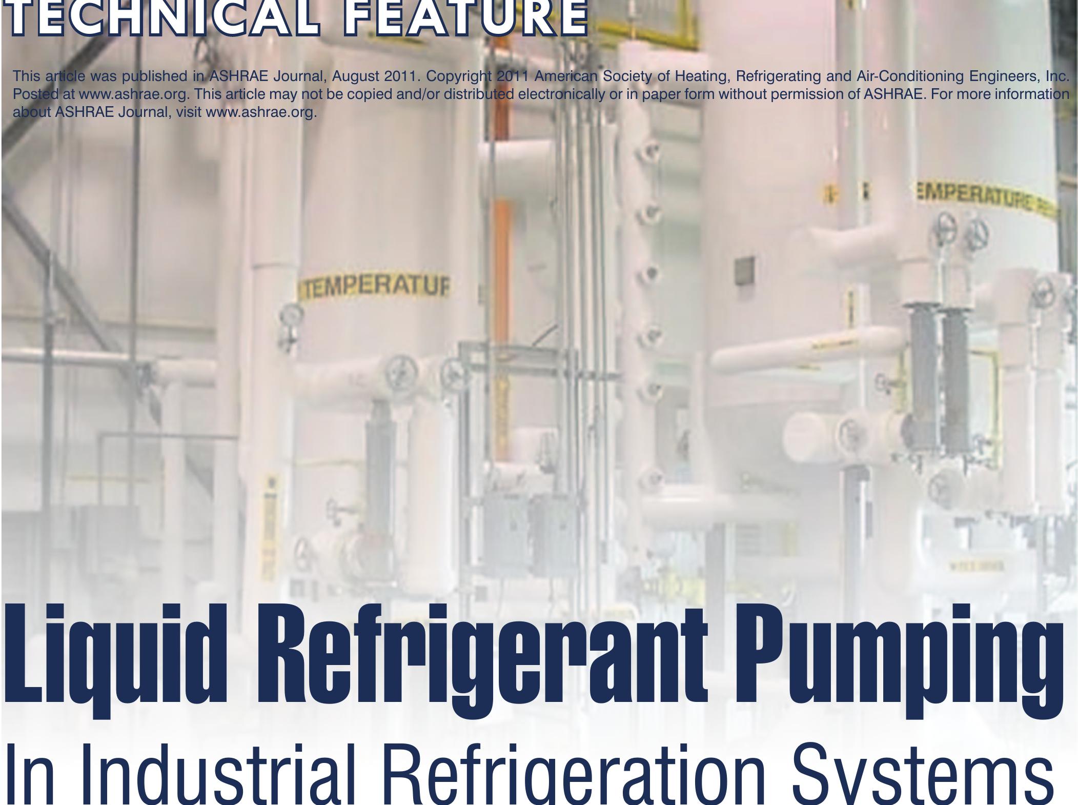 Figure 1 - from Liquid Refrigerant Pumping