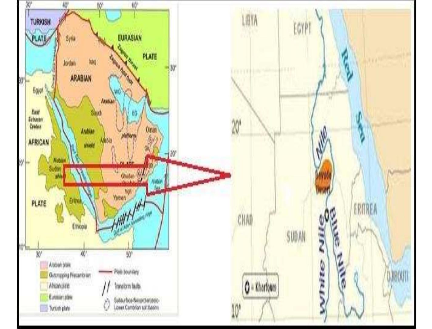 Shows the location map of study _arez the present area that