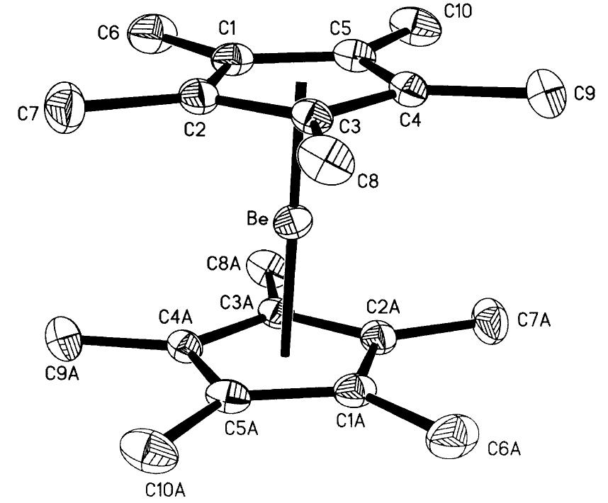 Structure of 2(ortep diagram). most unexpectedly, and at