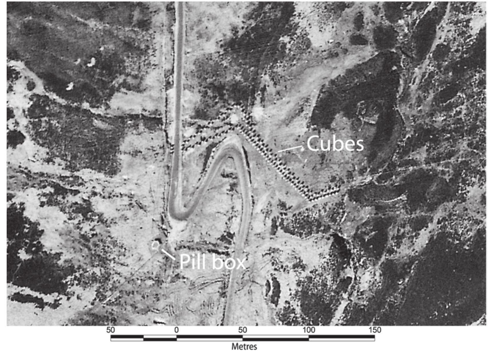 Illus 6 detail of raf vertical aerial photograph