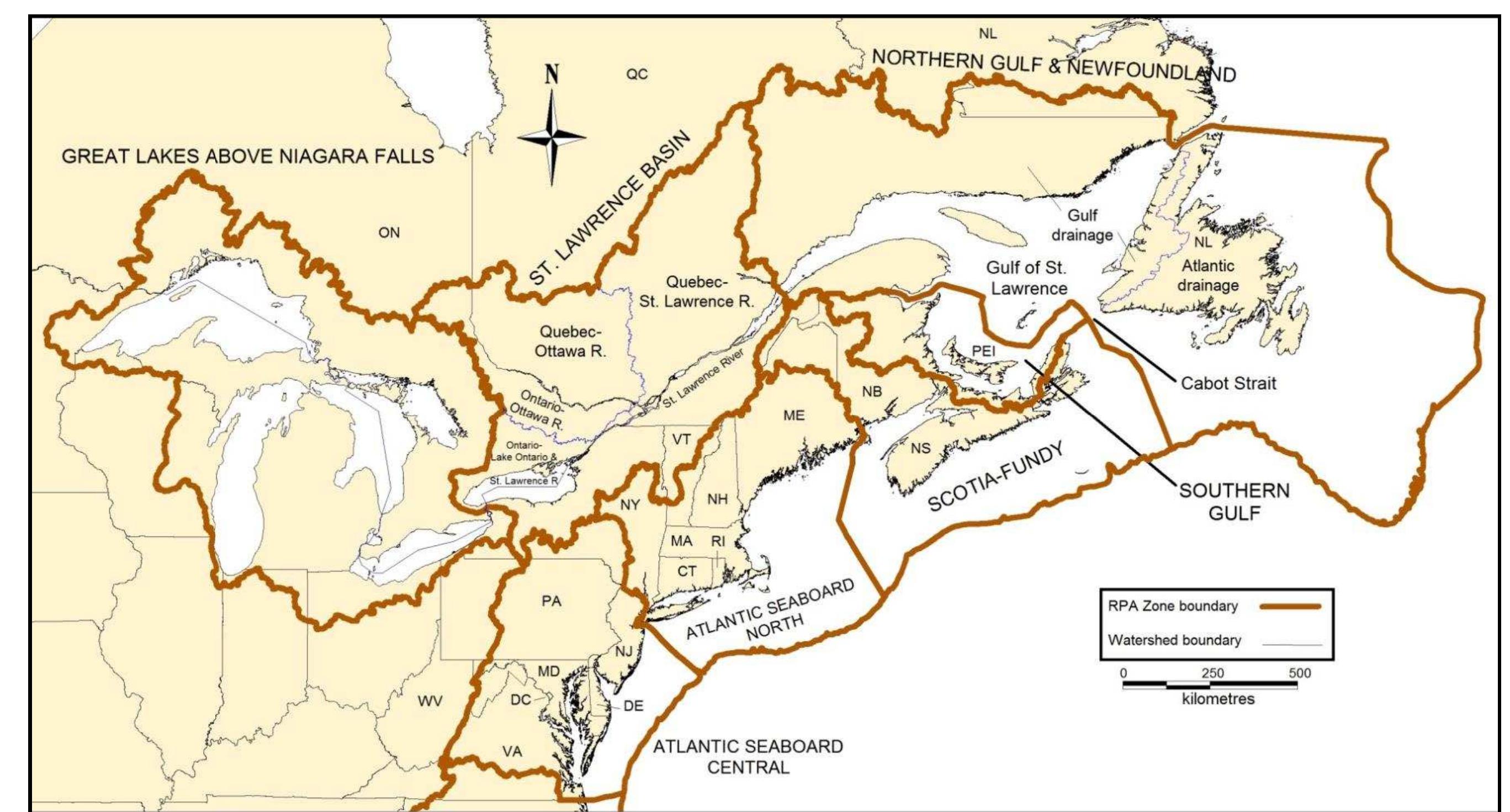 1.1. boundaries used to define rpa zones for the northern