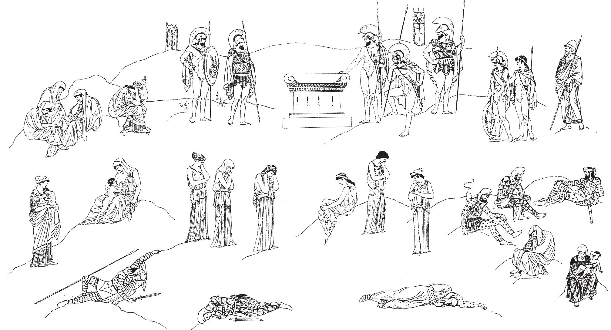 6. reconstruction of the \lioupersis by polygnotos in the