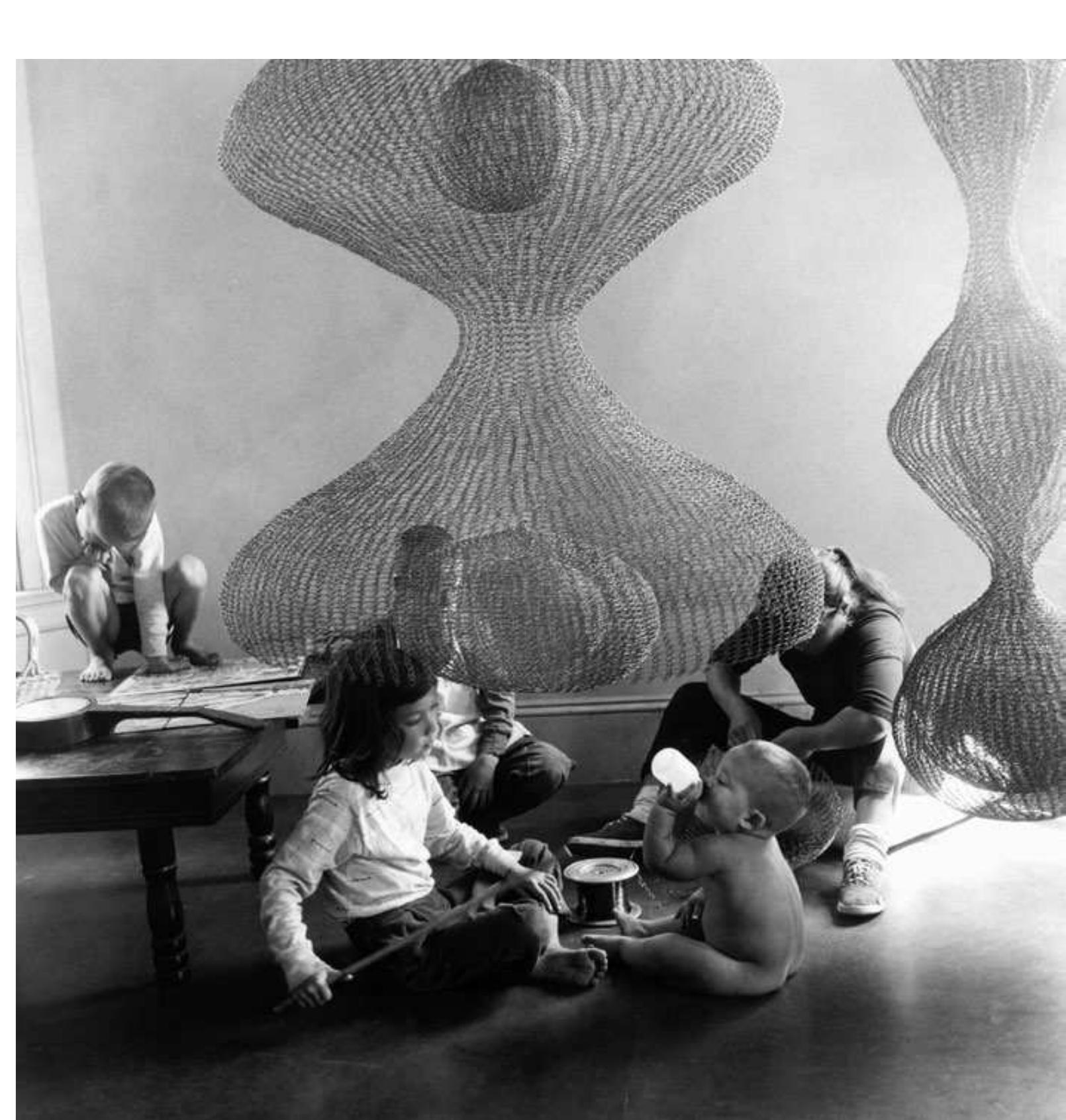 Imogen cunningham, ruth and her children at home, |1957.©