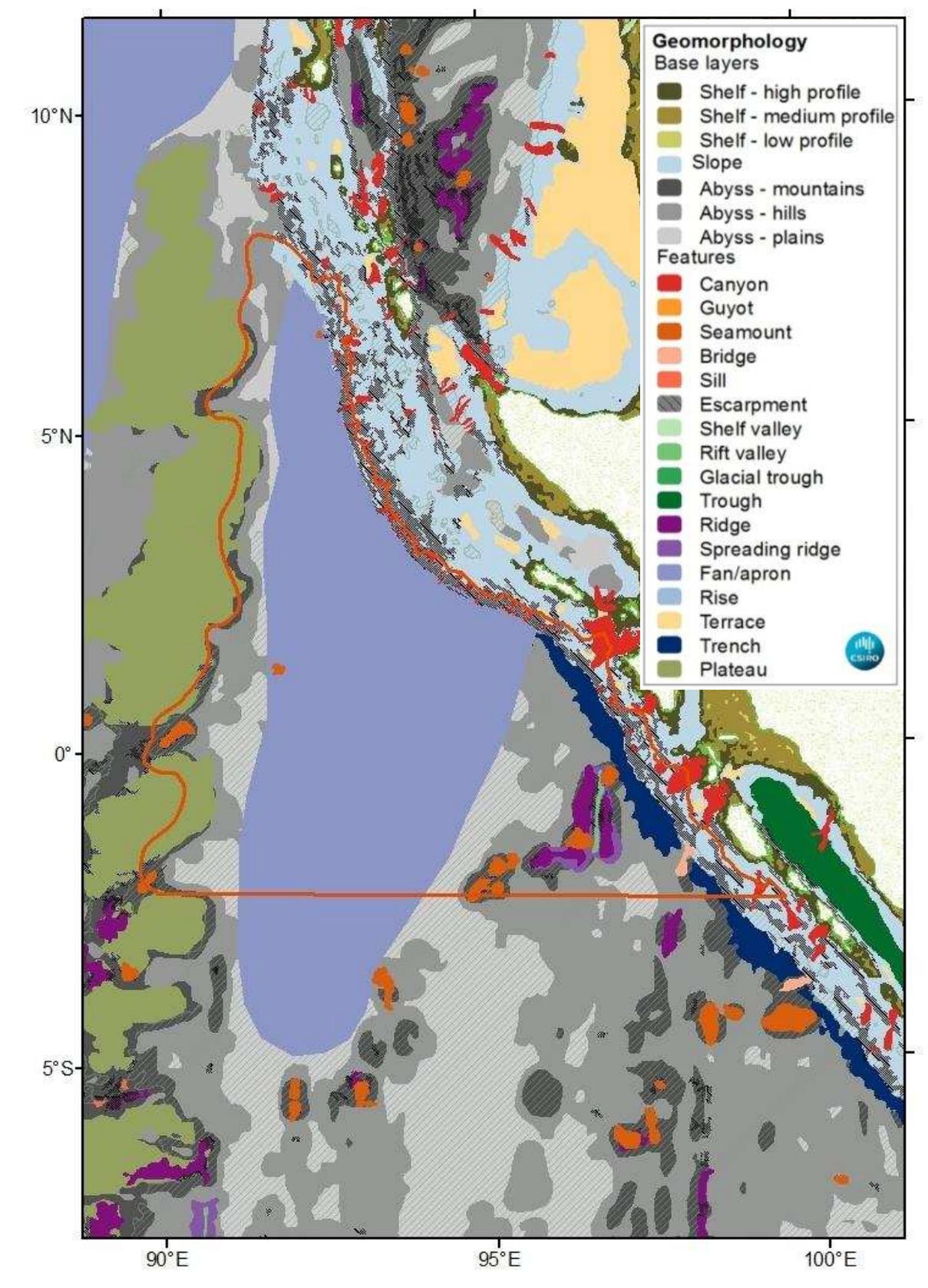 -131 geomorphology of the cocos abyss province (outlined in