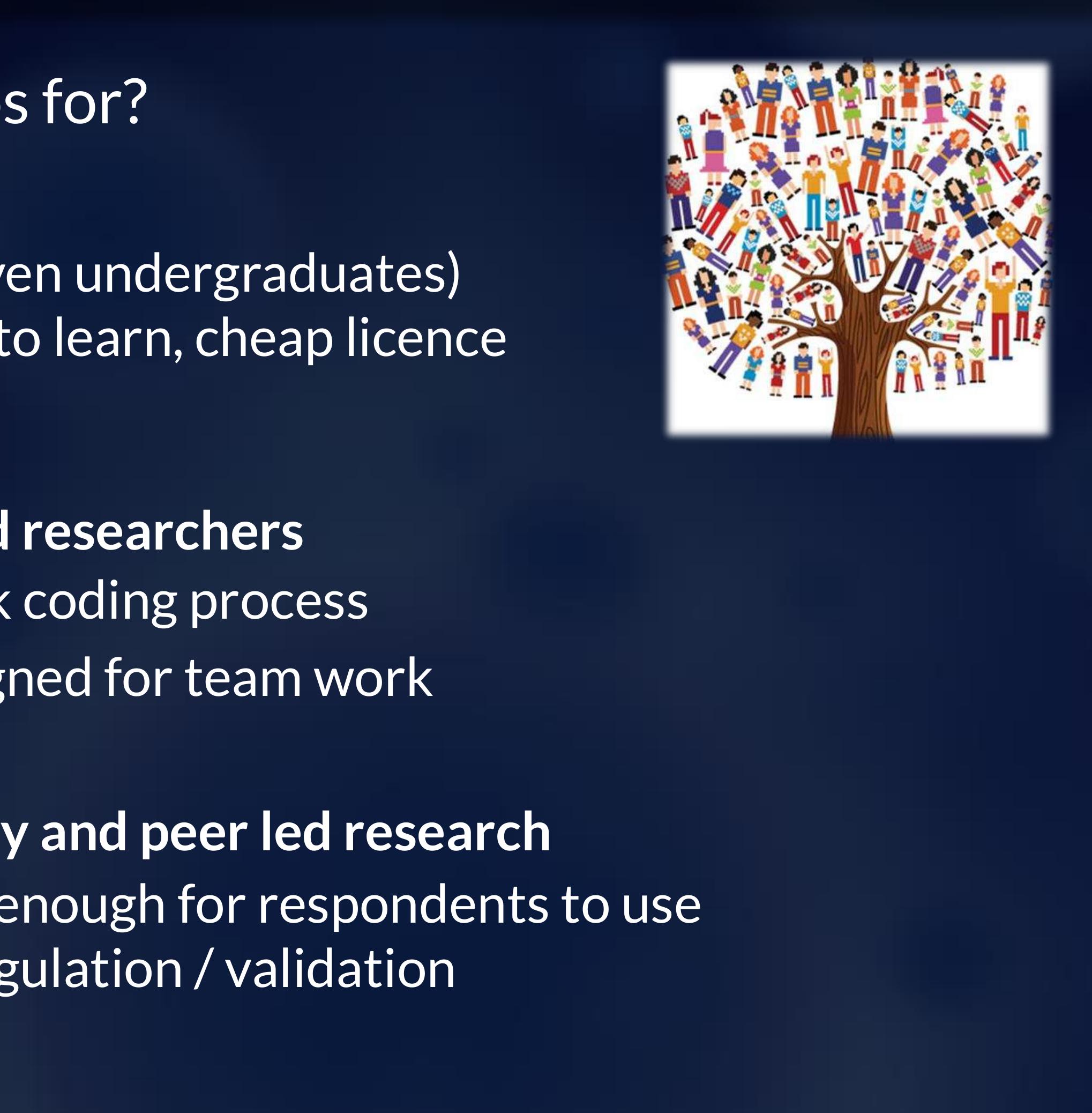 Figure 8 - Introducing Quirkos: A new qualitative data