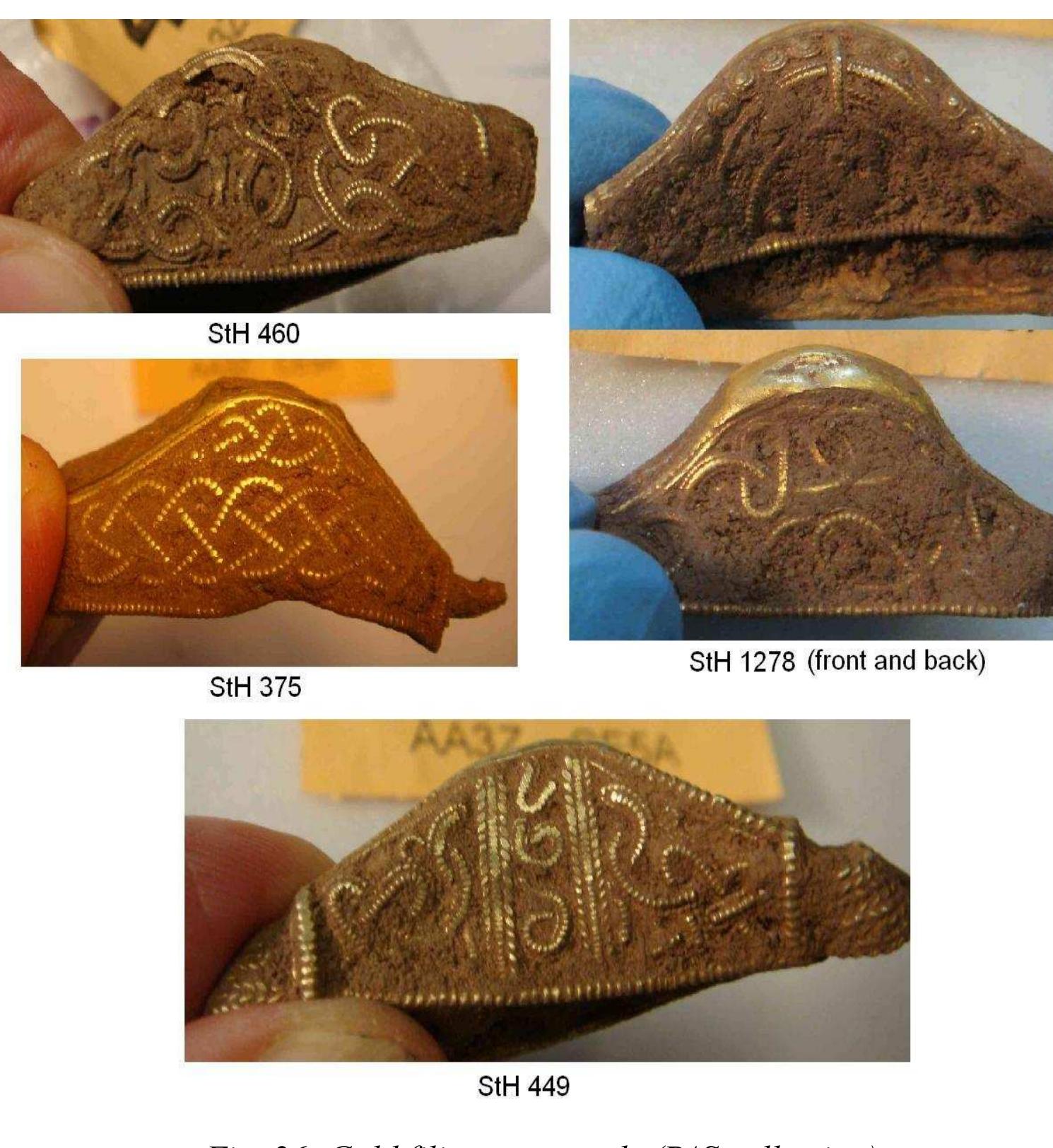 Gold filigree, with cloisonné examples numbering just