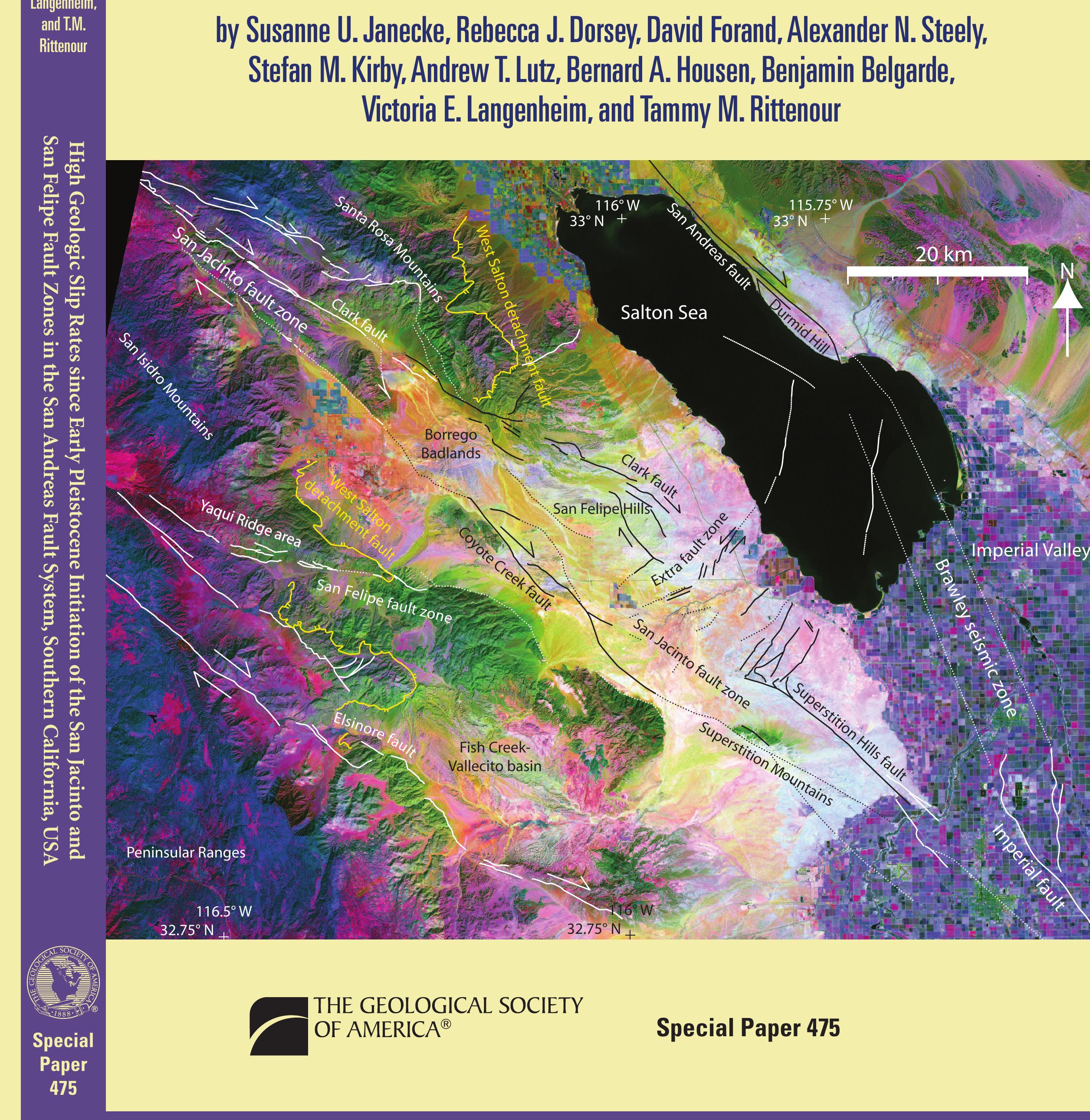High geologic slip rates since early pleistocene initiation