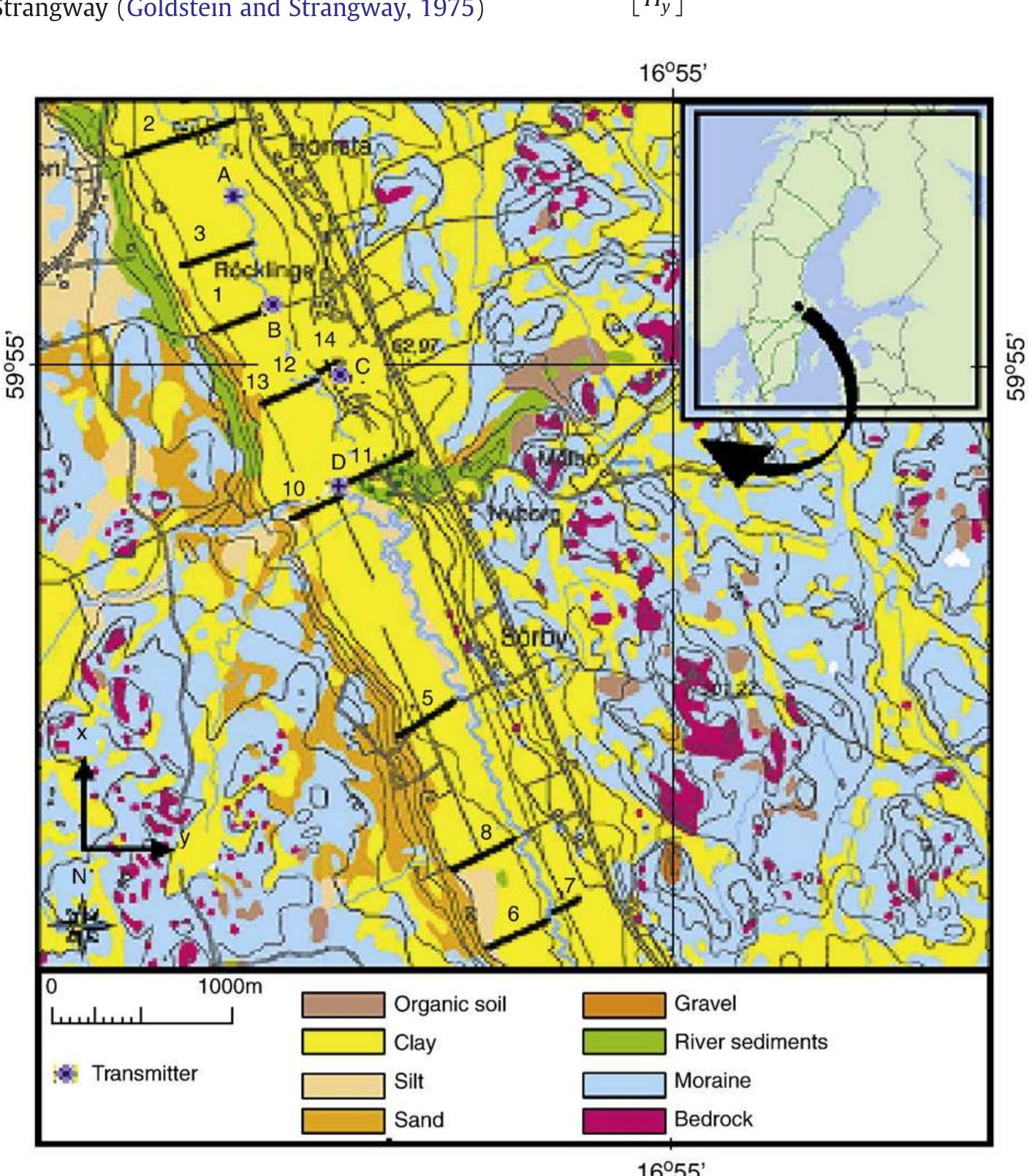 ‘ig. 1. geological map of the heby area (geological survey