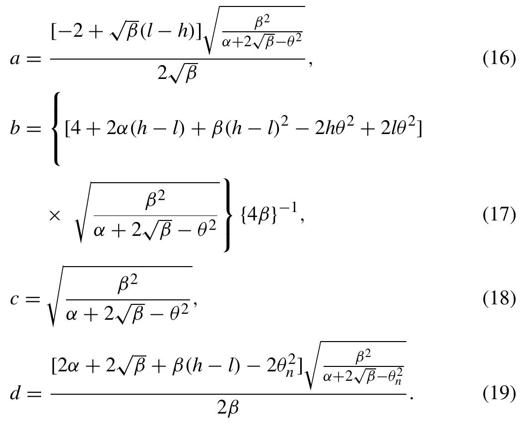 In order to generate a duffing map, the optical map