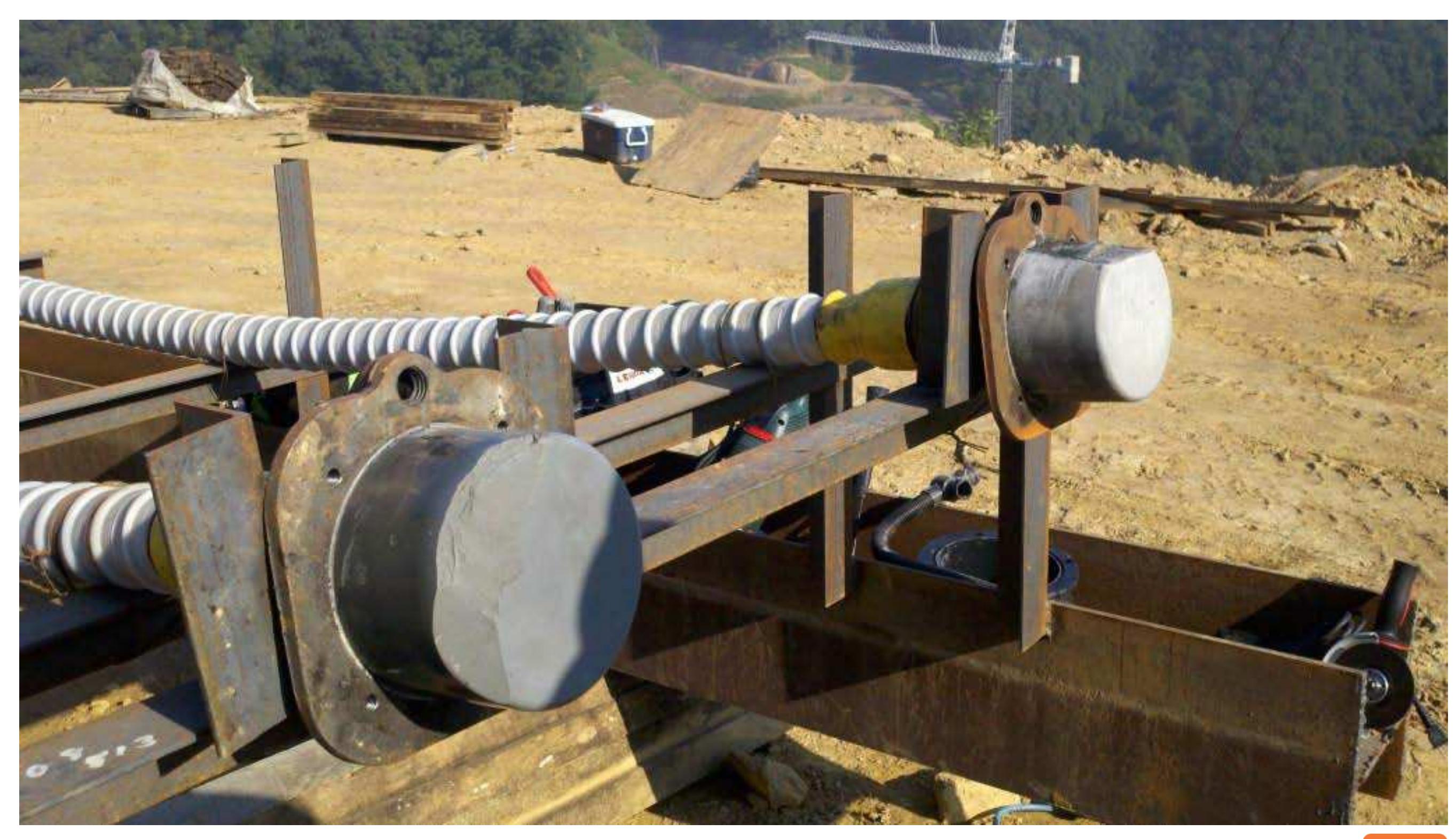 Us 460 tendon mock up inlet end caps grout 1 no void or soft