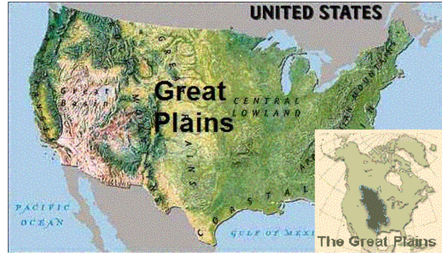 1: map of the great plains in the united states [map source: