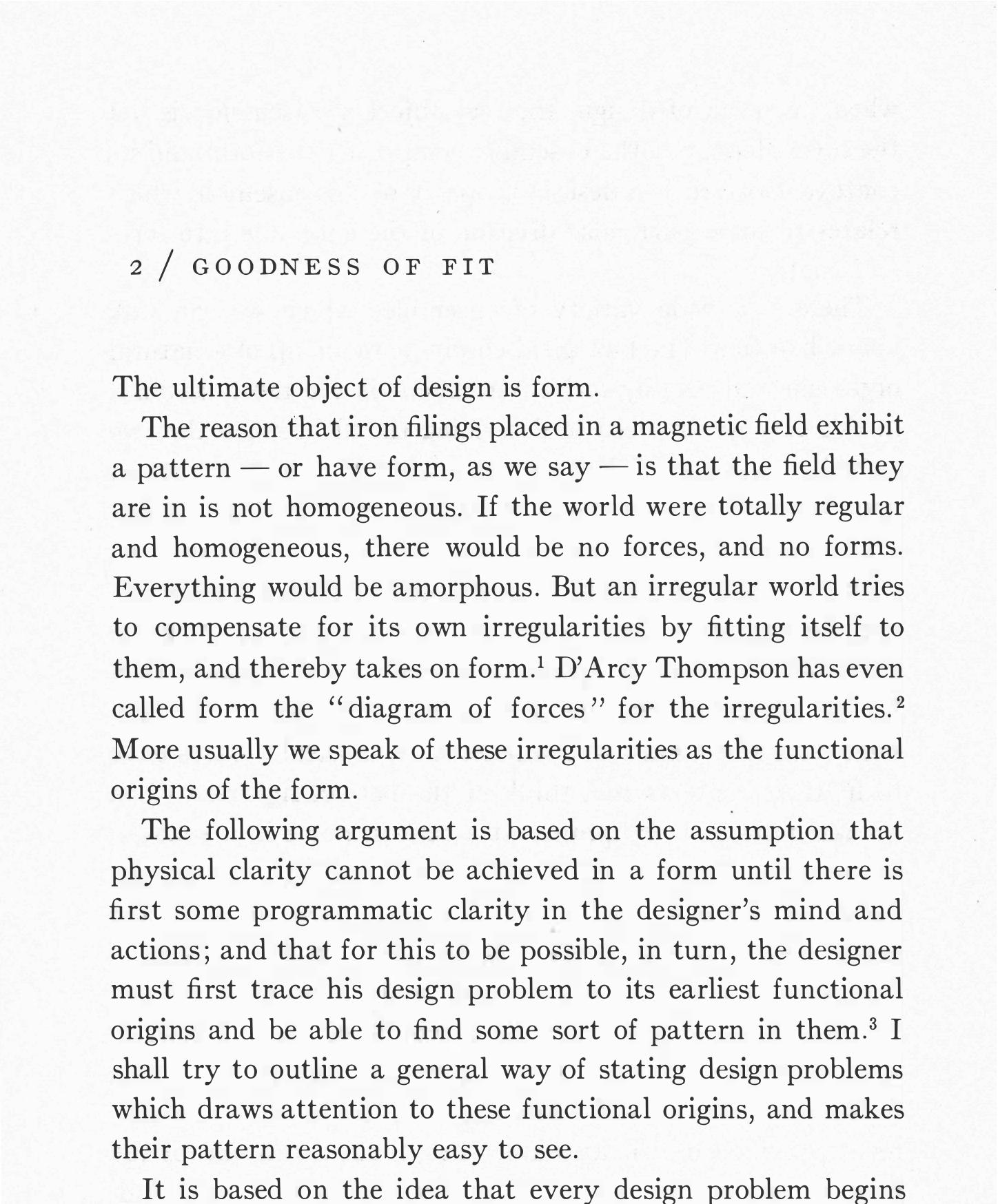 Figure 6 - Notes on the Synthesis of Form