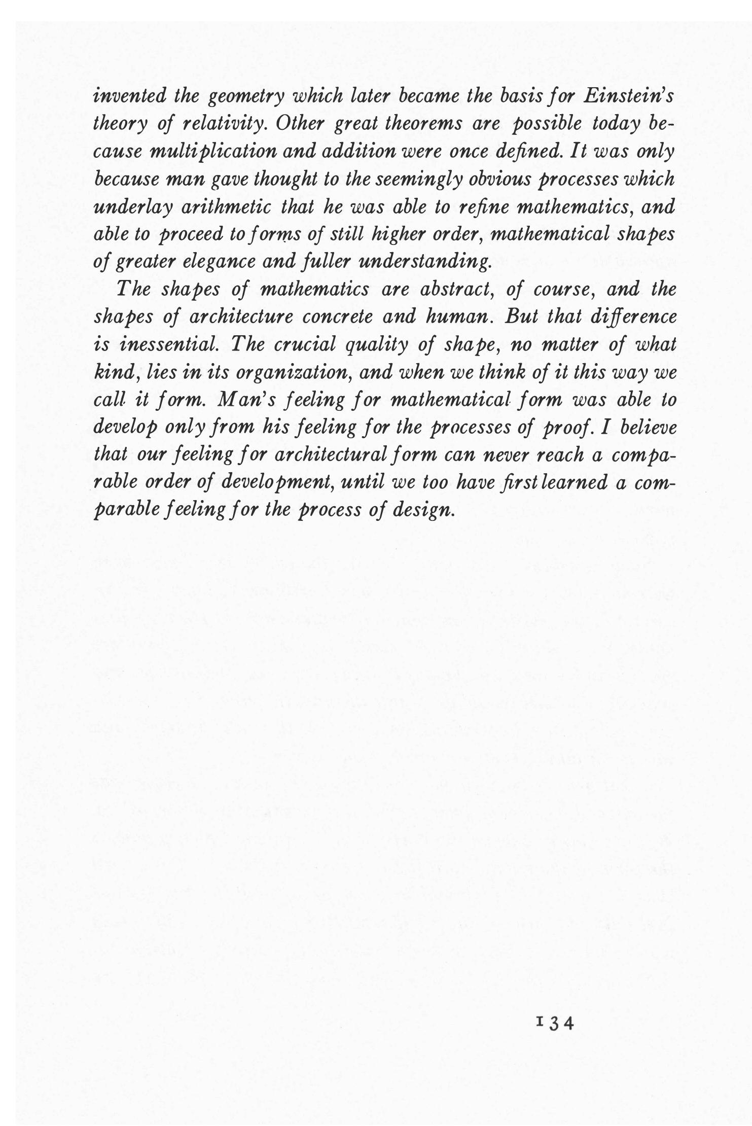 Figure 36 - Notes on the Synthesis of Form