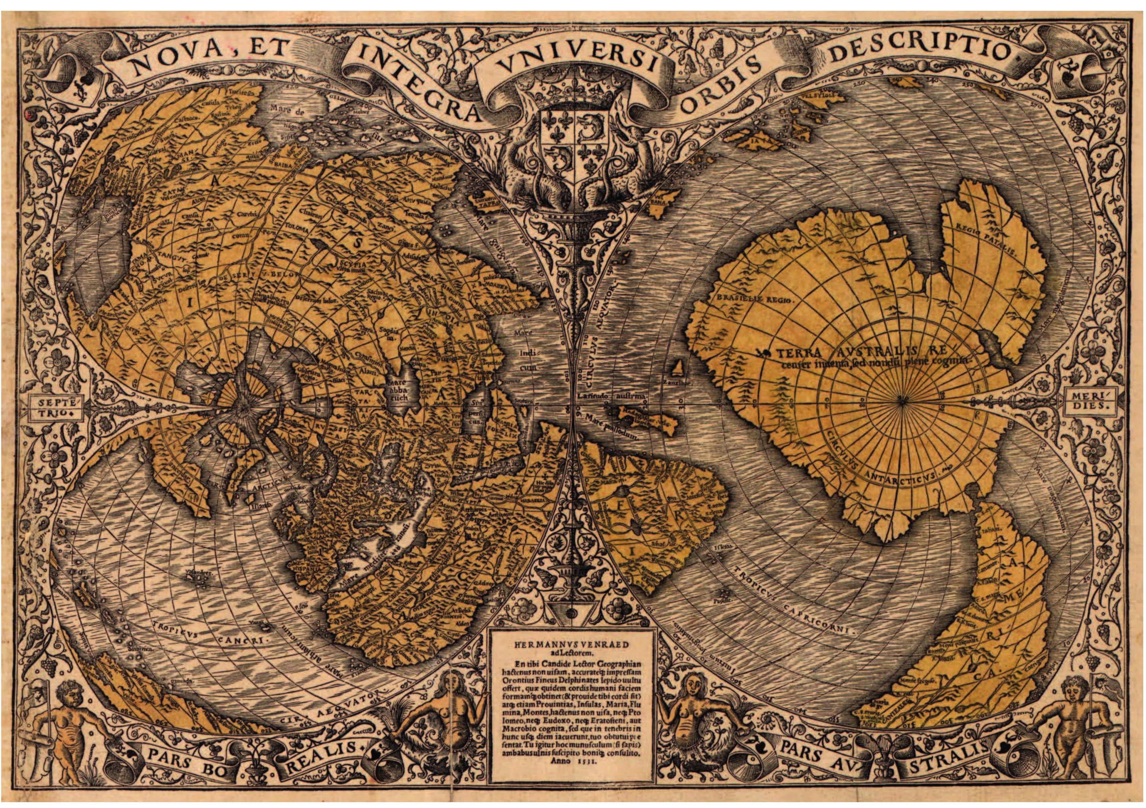 Figure 4 - The World for a King: Pierre Desceliers’ Map of