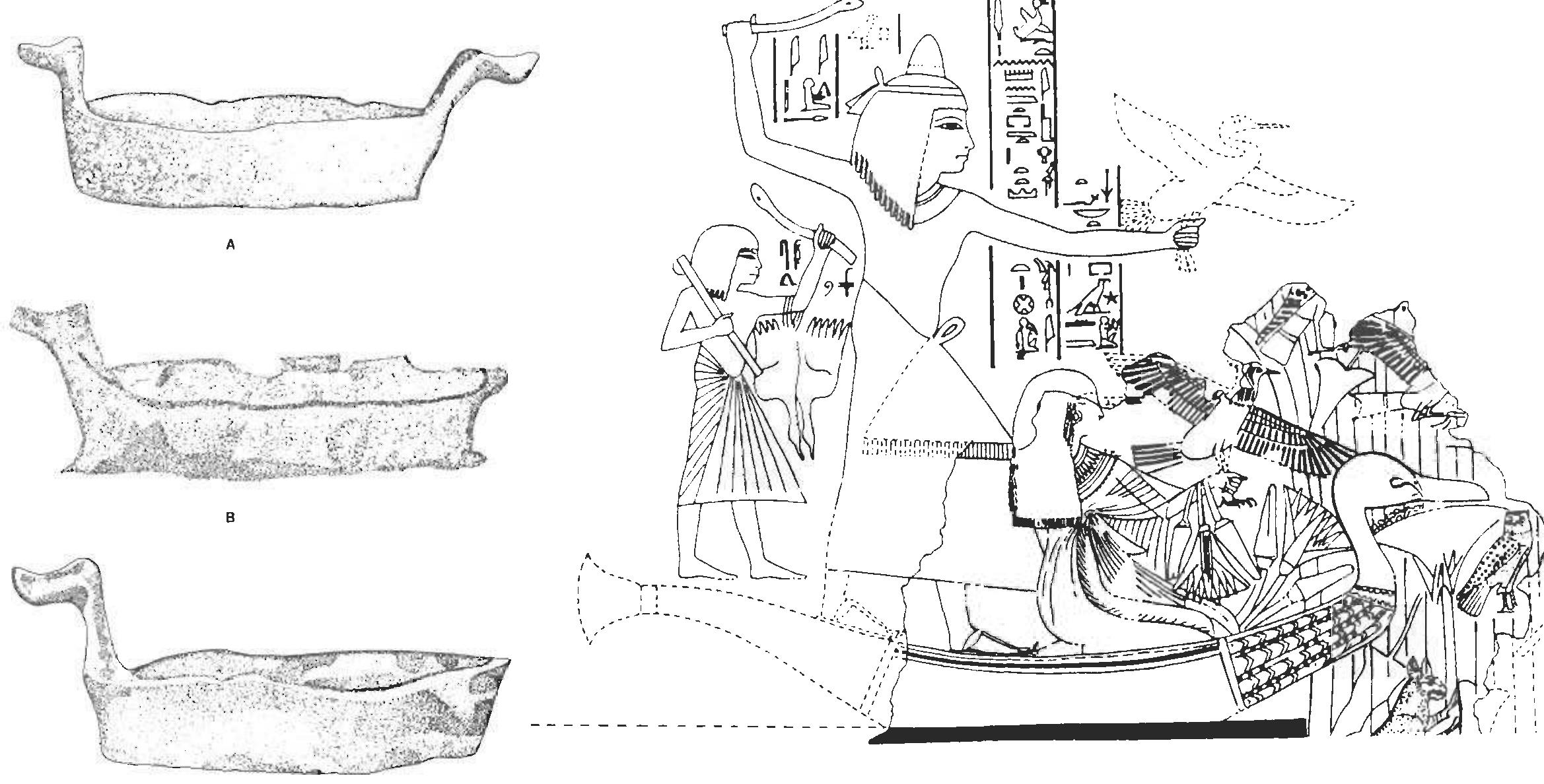 33. duck-headed papyrus raft. toni of ipy (t. 217), ramses h