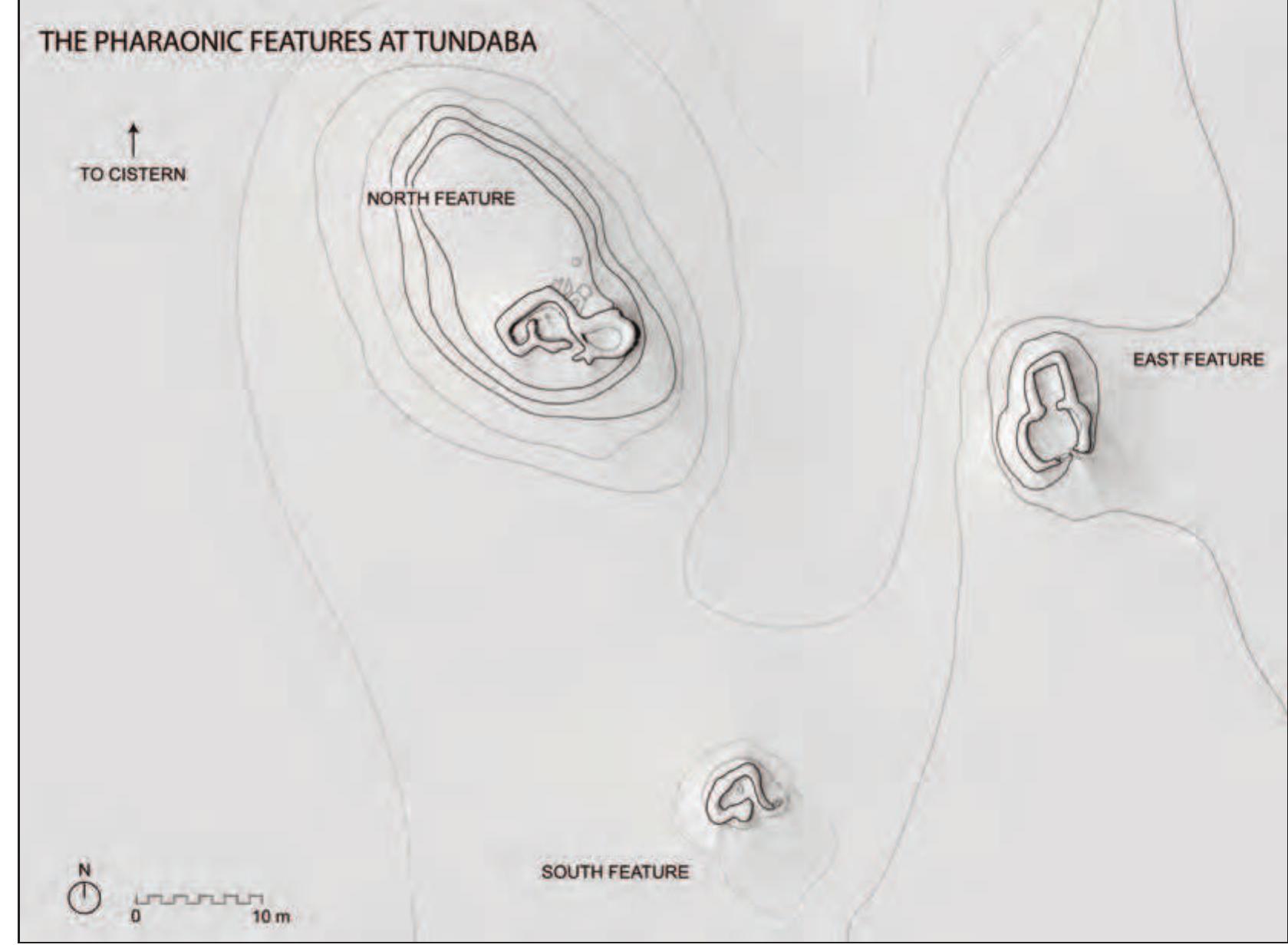 5. tundaba: pharaonic structures and cistern 5.1. the east,